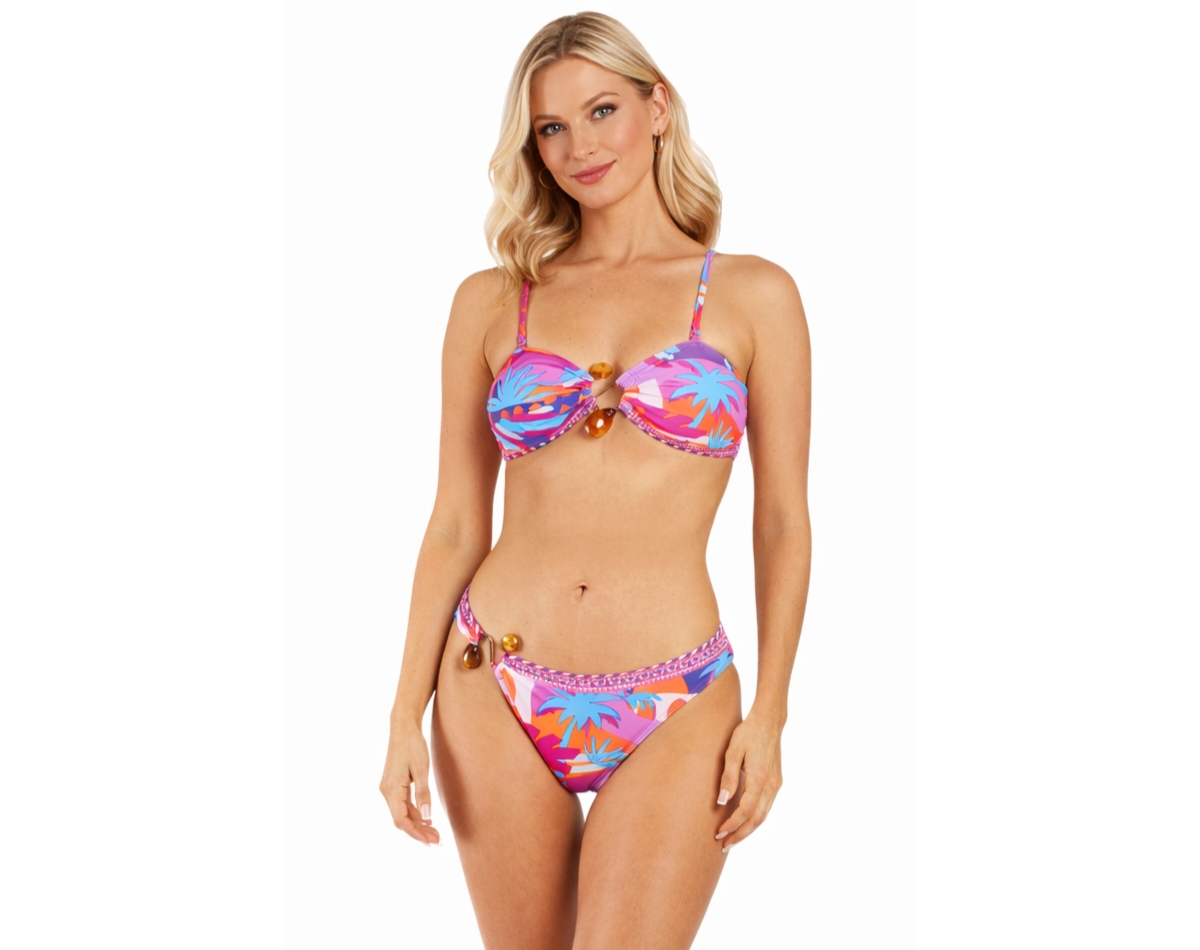 Click here for La Moda Clothing Womens Club Moda Tropical Palm Pr... prices