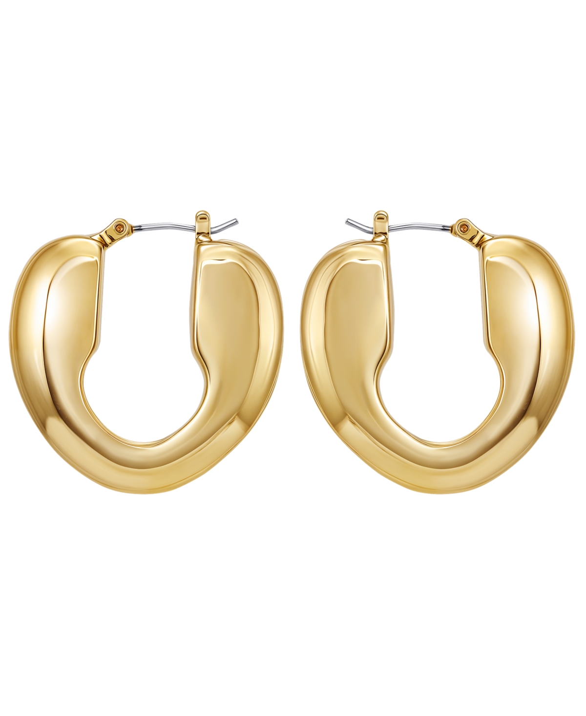 Click here for Guess Gold-Tone Click-Top Hoop Earrings - Gold prices