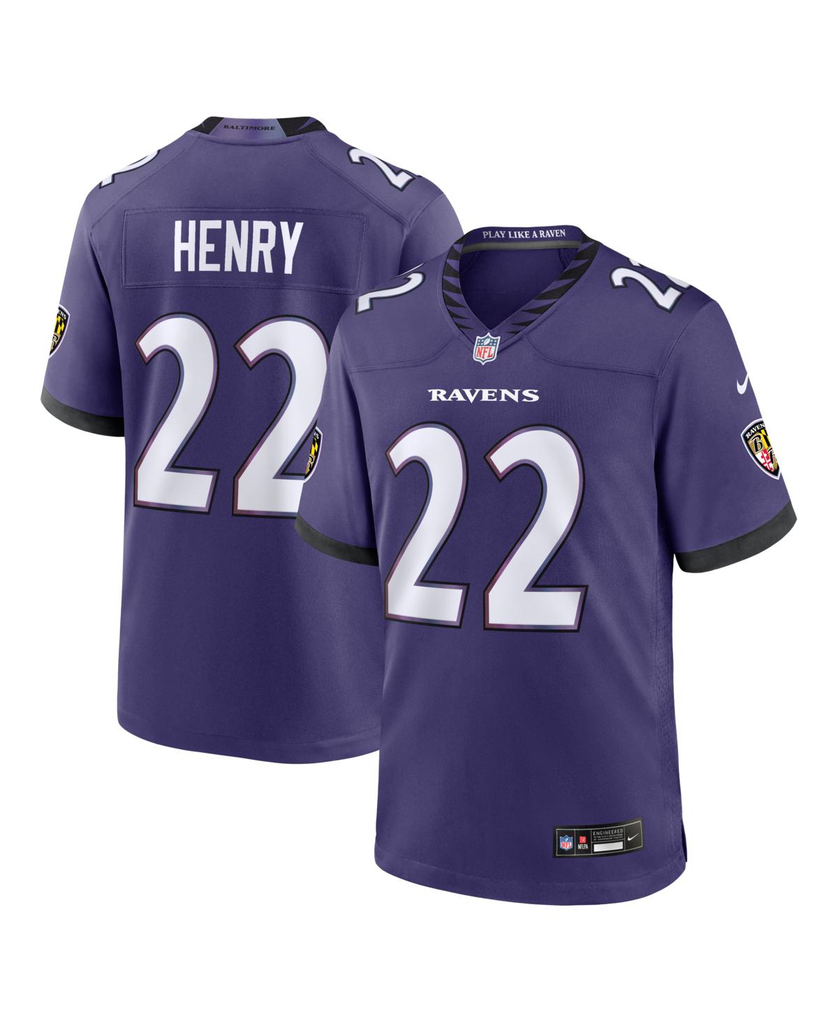 Click here for Nike Mens Derrick Henry Purple Baltimore Ravens Te... prices