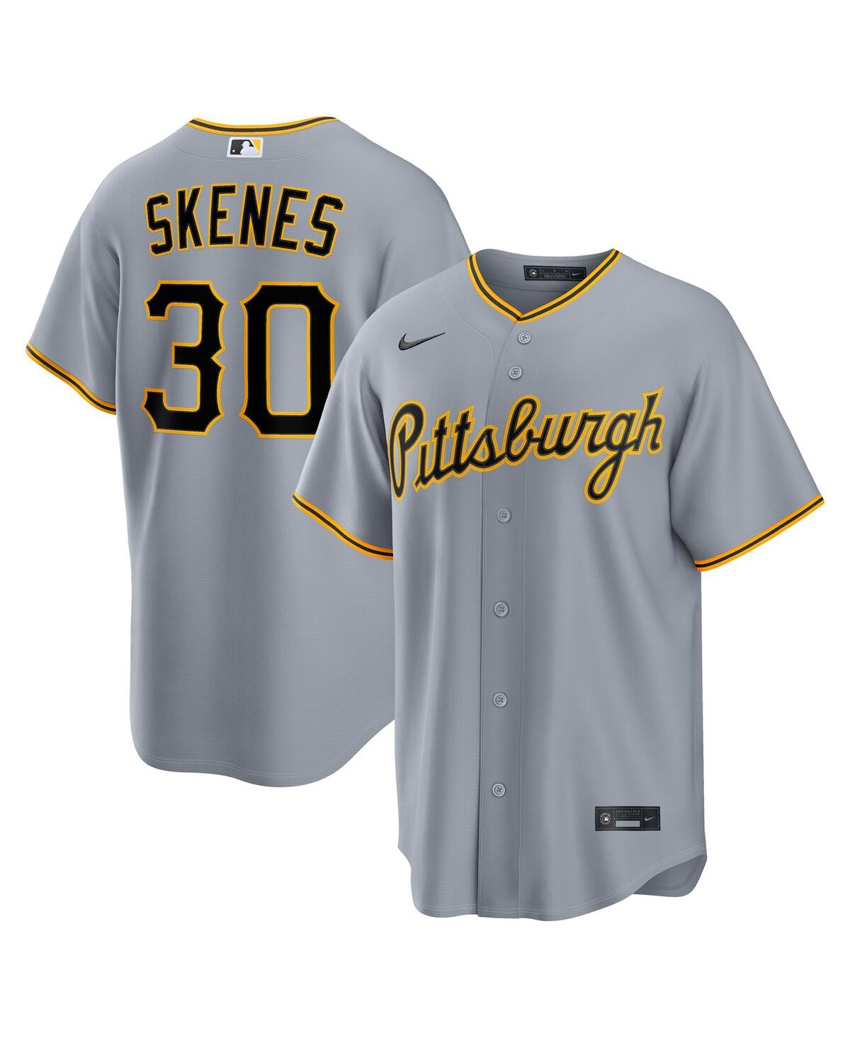 Click here for Nike Mens Paul Skenes Gray Pittsburgh Pirates Road... prices
