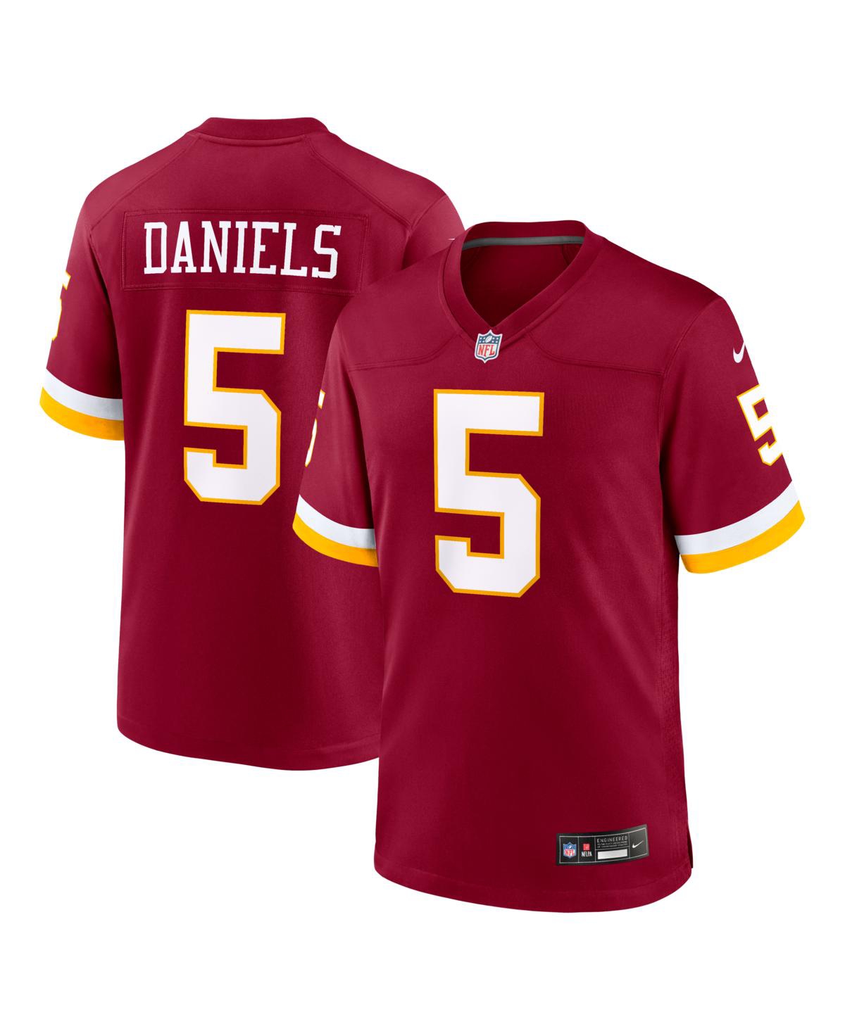 Click here for Nike Mens Jayden Daniels Burgundy Washington Comma... prices