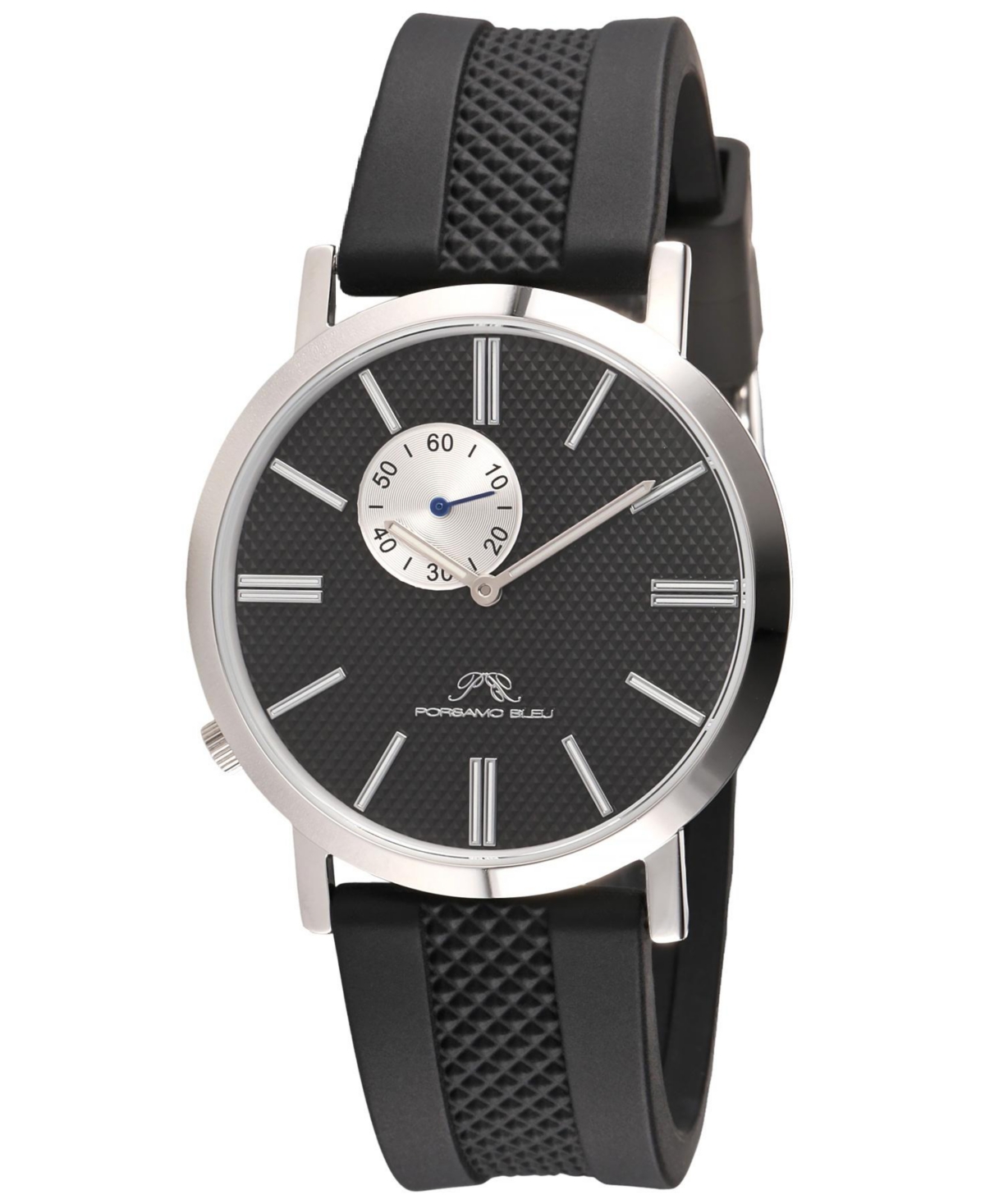 Click here for Porsamo Bleu Mens Bennett Silicone Band Watch 1461... prices