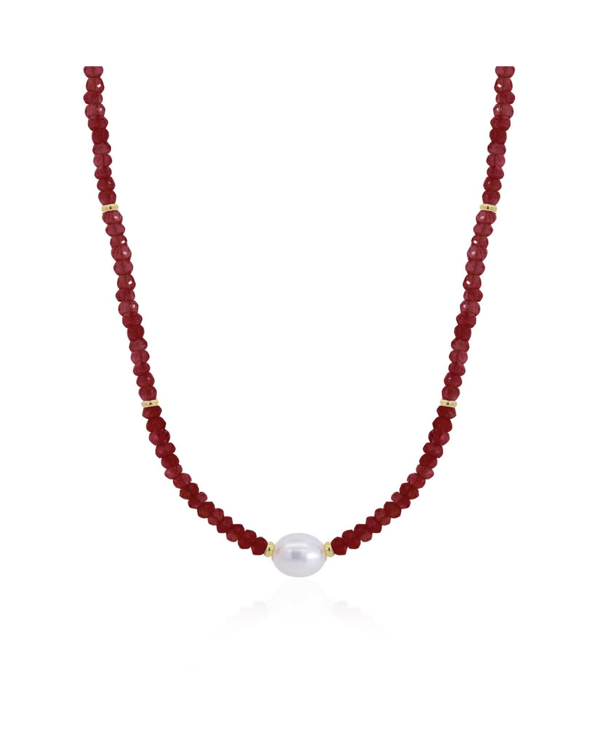 Click here for The Lovery Garnet Pearl Necklace Gold 14K prices