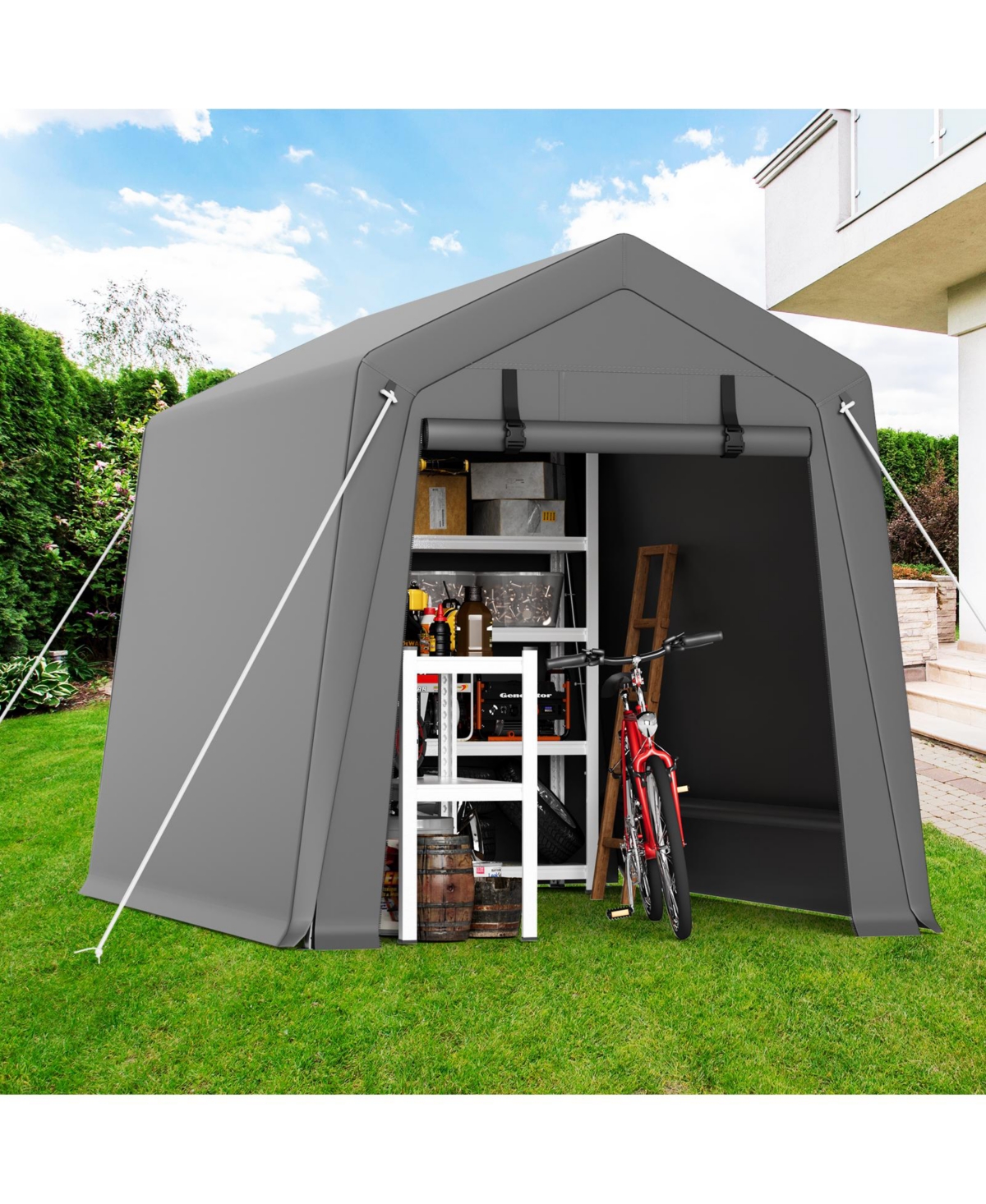 Click here for homfan Heavy-Duty Portable Outdoor Storage Tent an... prices