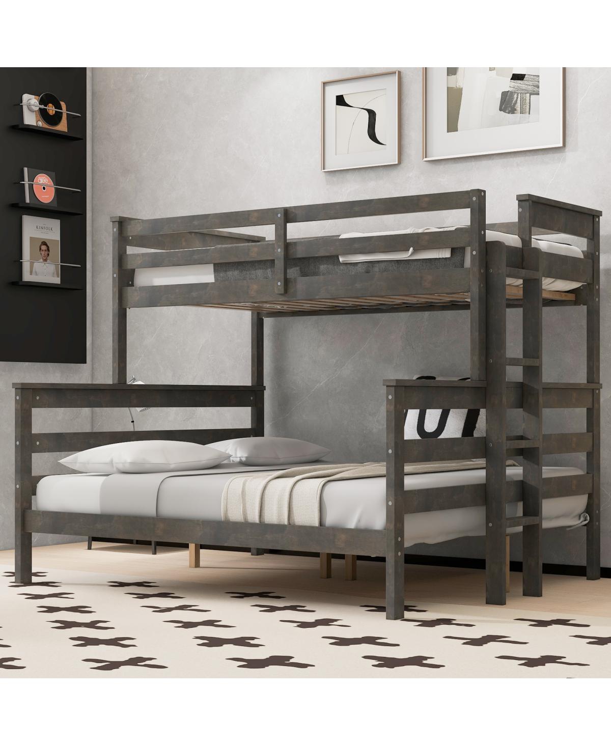 Click here for Streamdale Furniture Wood Twin Xl over Queen Bunk... prices