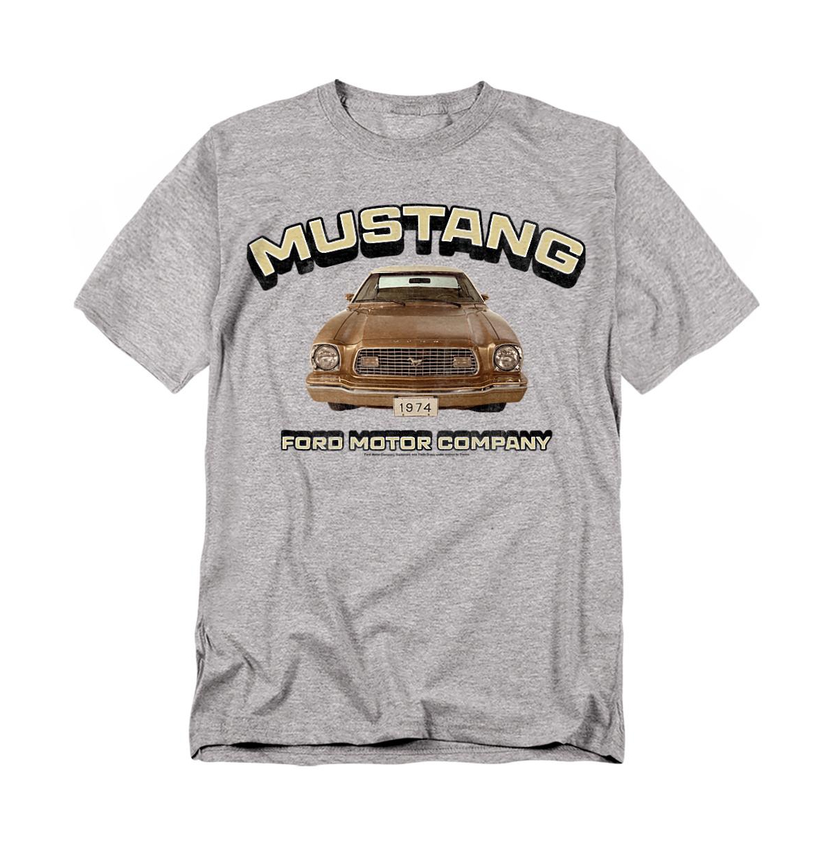 Click here for Mustang Mens Ford Retro T-Shirt - Athletic heather prices