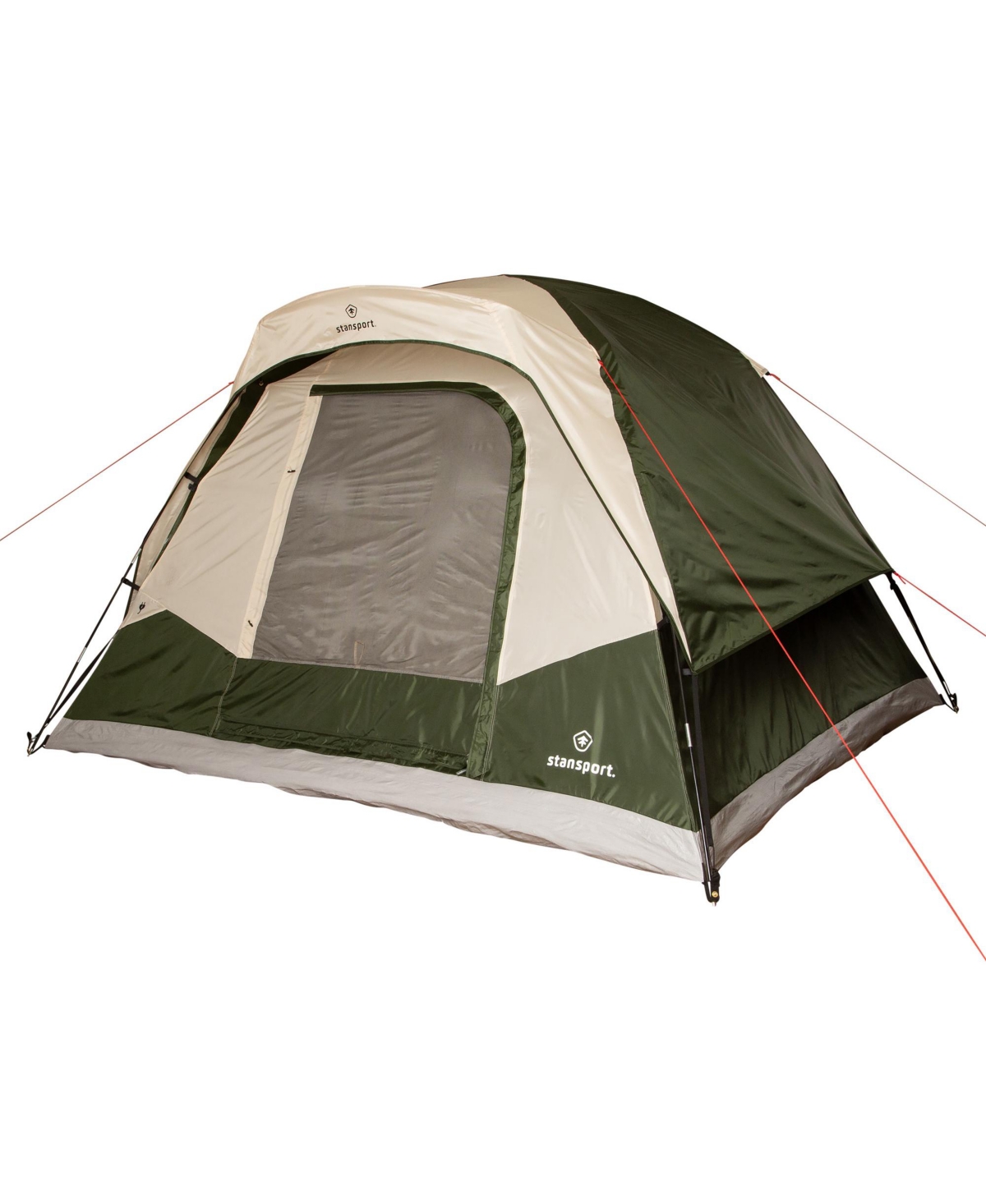 Click here for Stansport Frontier 6 Person Camping Tent - Green prices