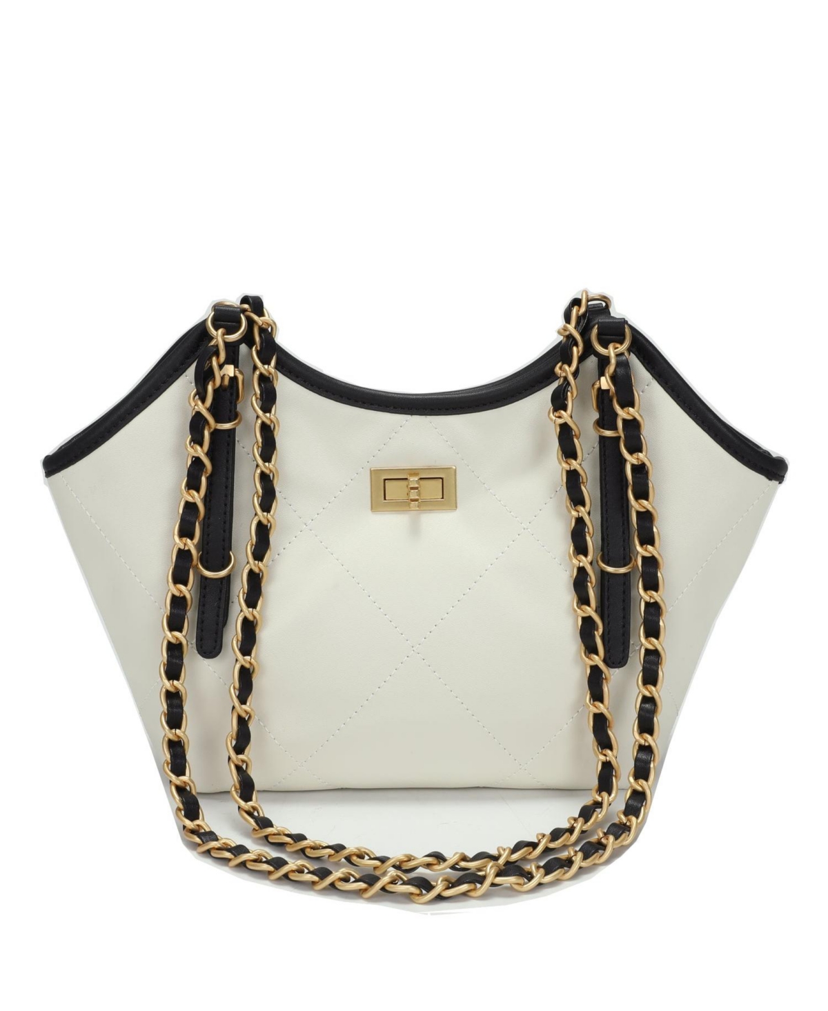 Click here for Susu Luxea Quilted Chain Shoulder Bag Small Leathe... prices