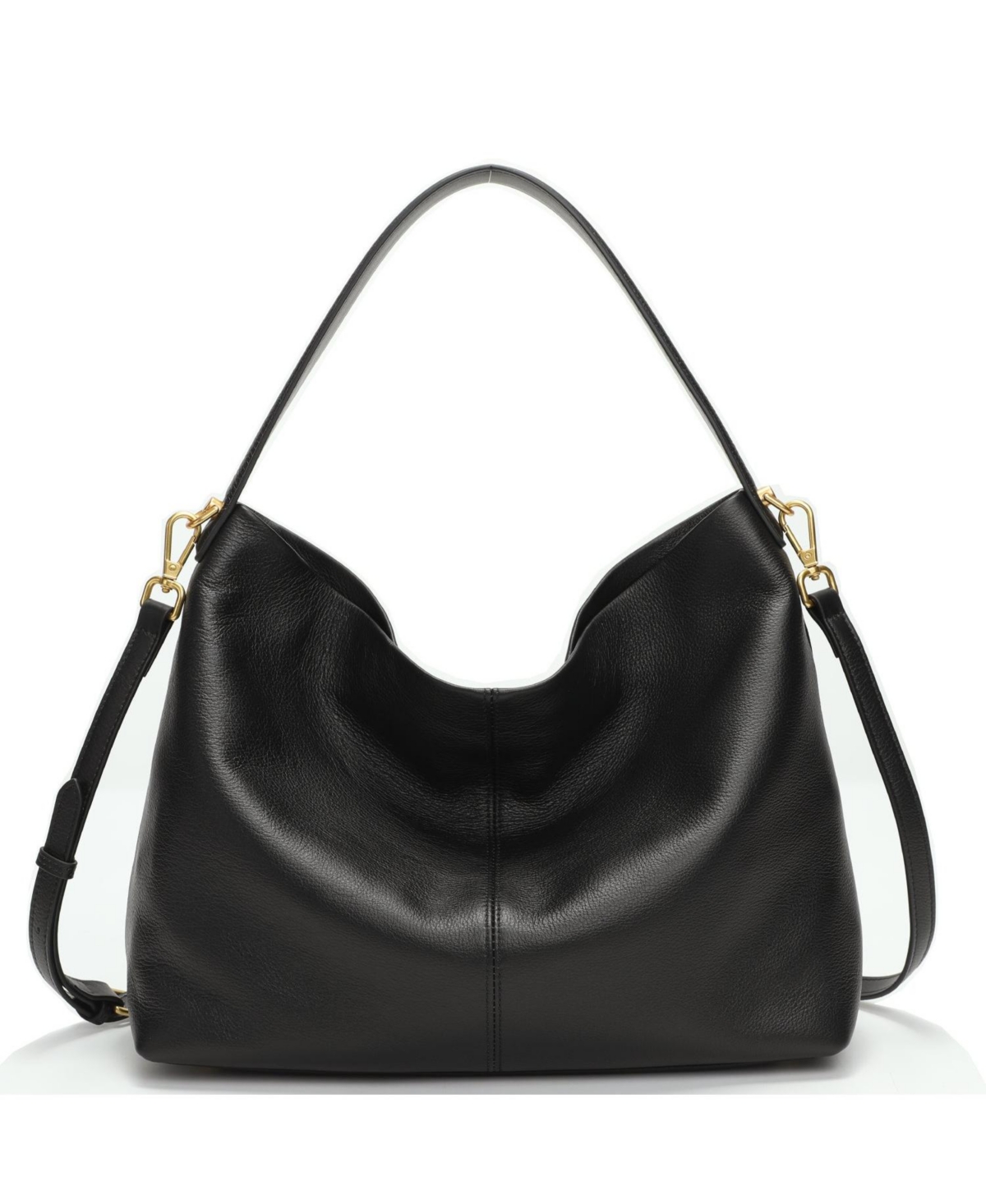 Click here for Susu Mara Soft Pebbled Leather Slouchy Hobo Should... prices