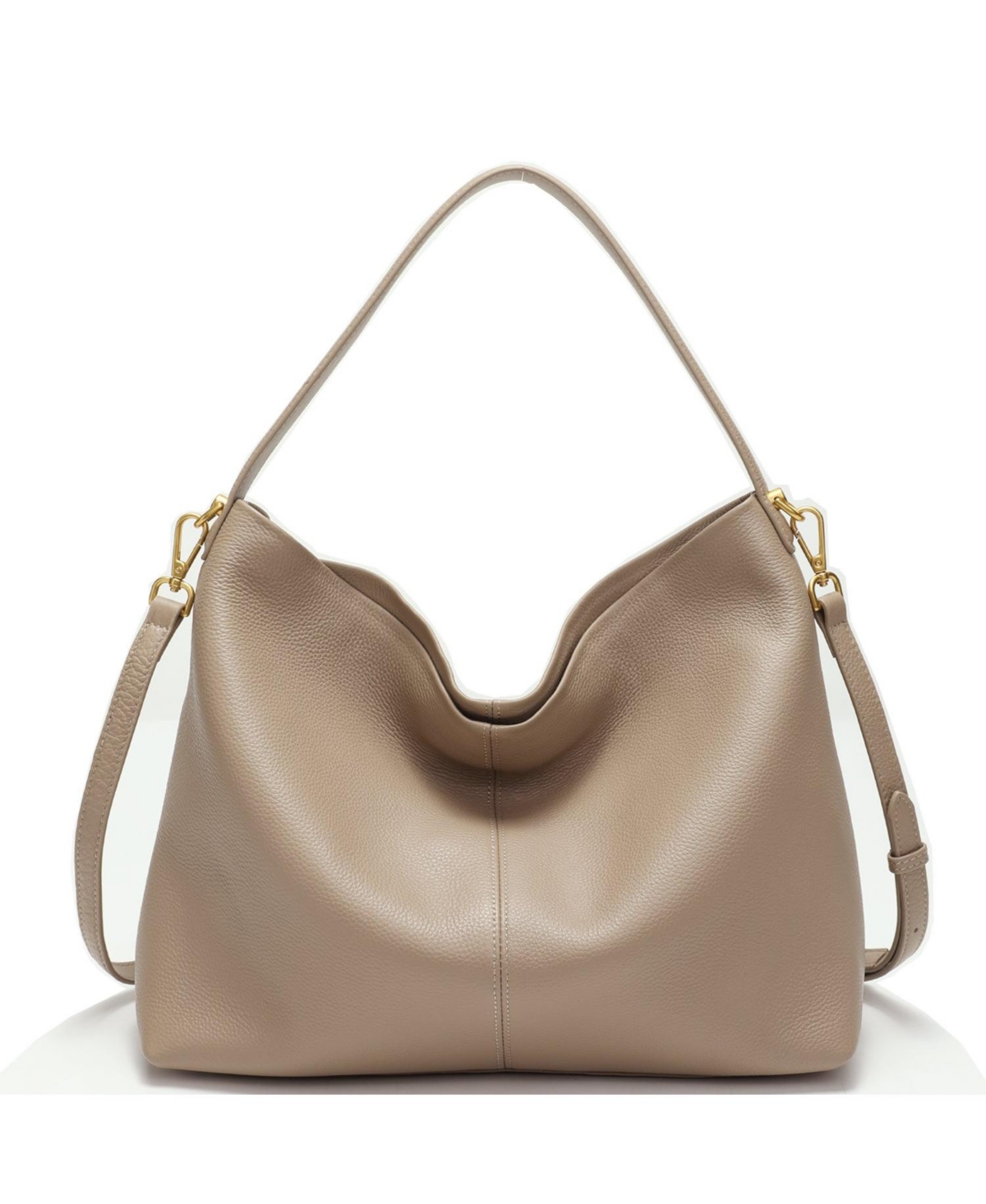 Click here for Susu Mara Soft Pebbled Leather Slouchy Hobo Should... prices