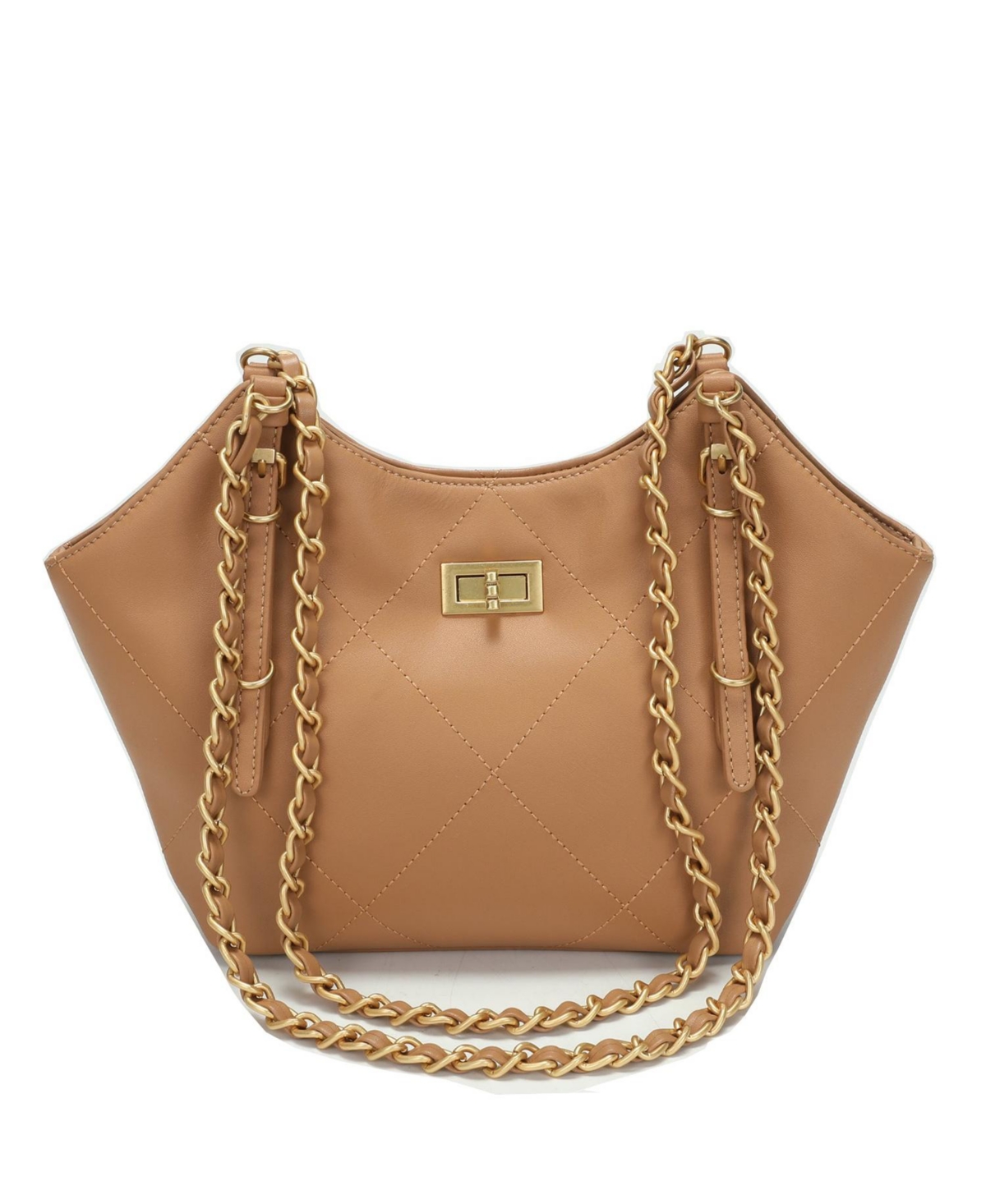 Click here for Susu Luxea Quilted Chain Shoulder Bag Small Leathe... prices