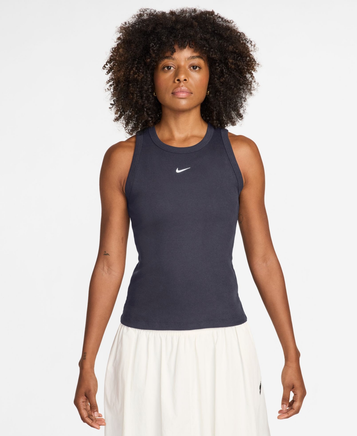 Click here for Nike Womens Tight Ribbed Tank Top - Gridiron prices
