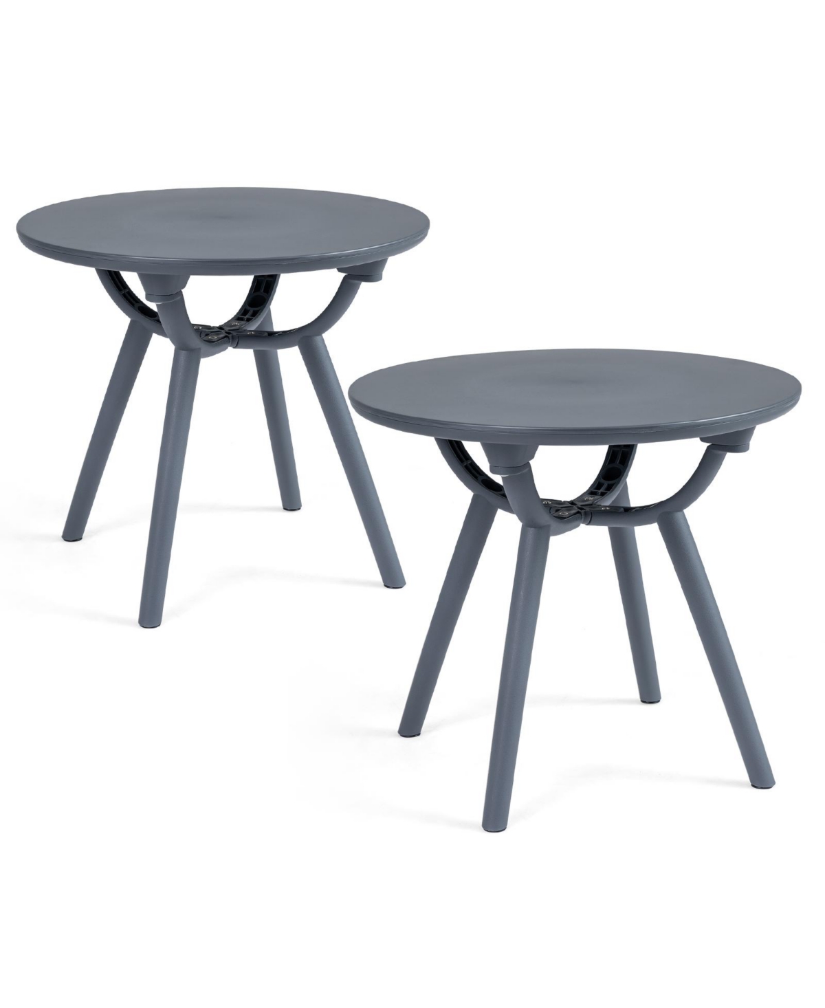 Click here for Gymax 2 pieces Outdoor Side Table 20 Round Storage... prices