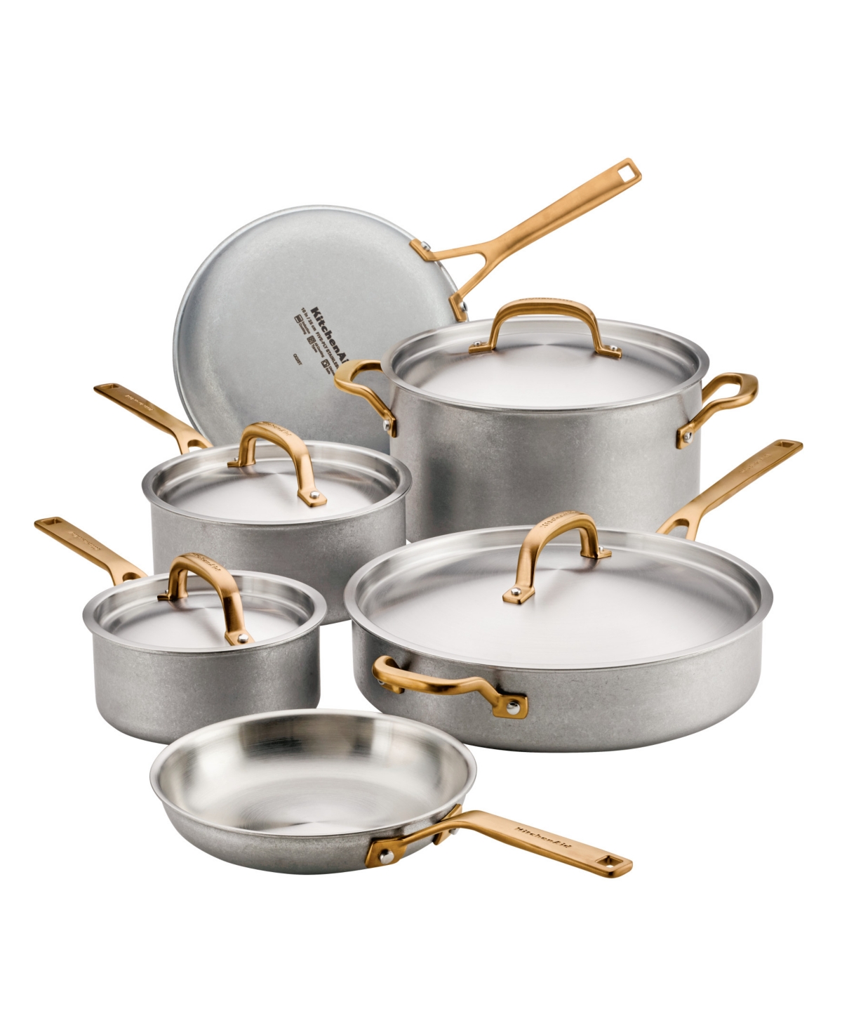 Click here for KitchenAid Stonewash Stainless Steel 5-Ply Clad 10... prices