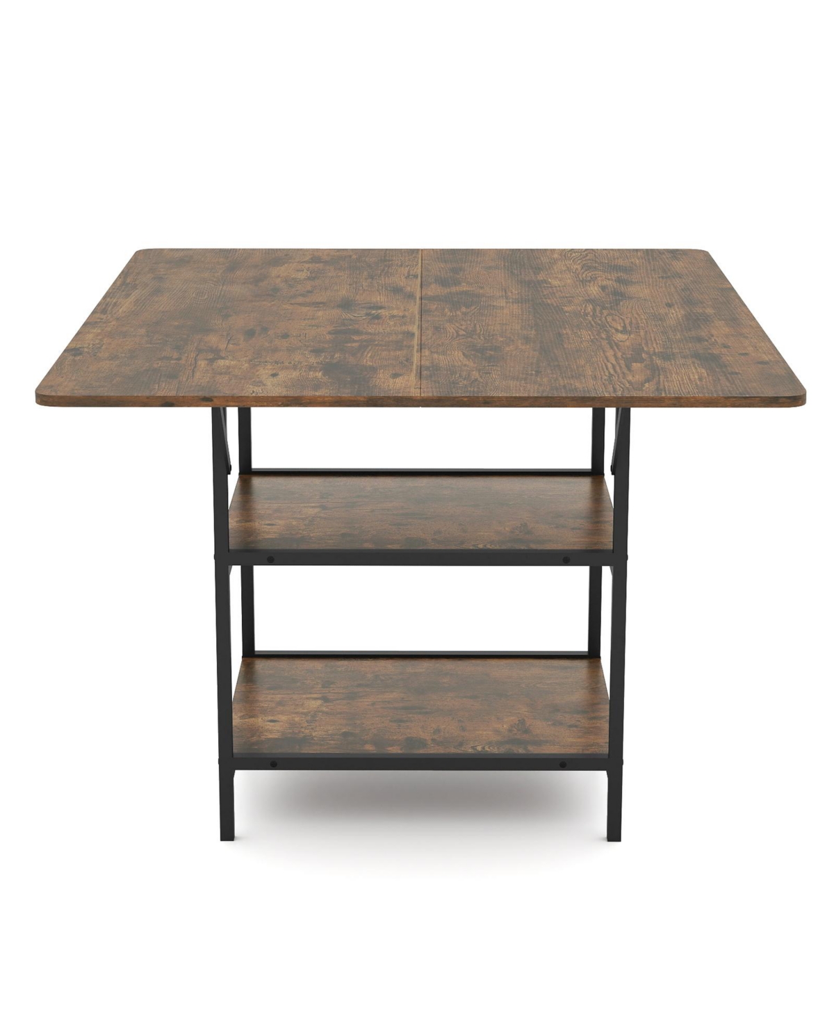 Click here for Slickblue Rectangular Kitchen Table with Open Shel... prices