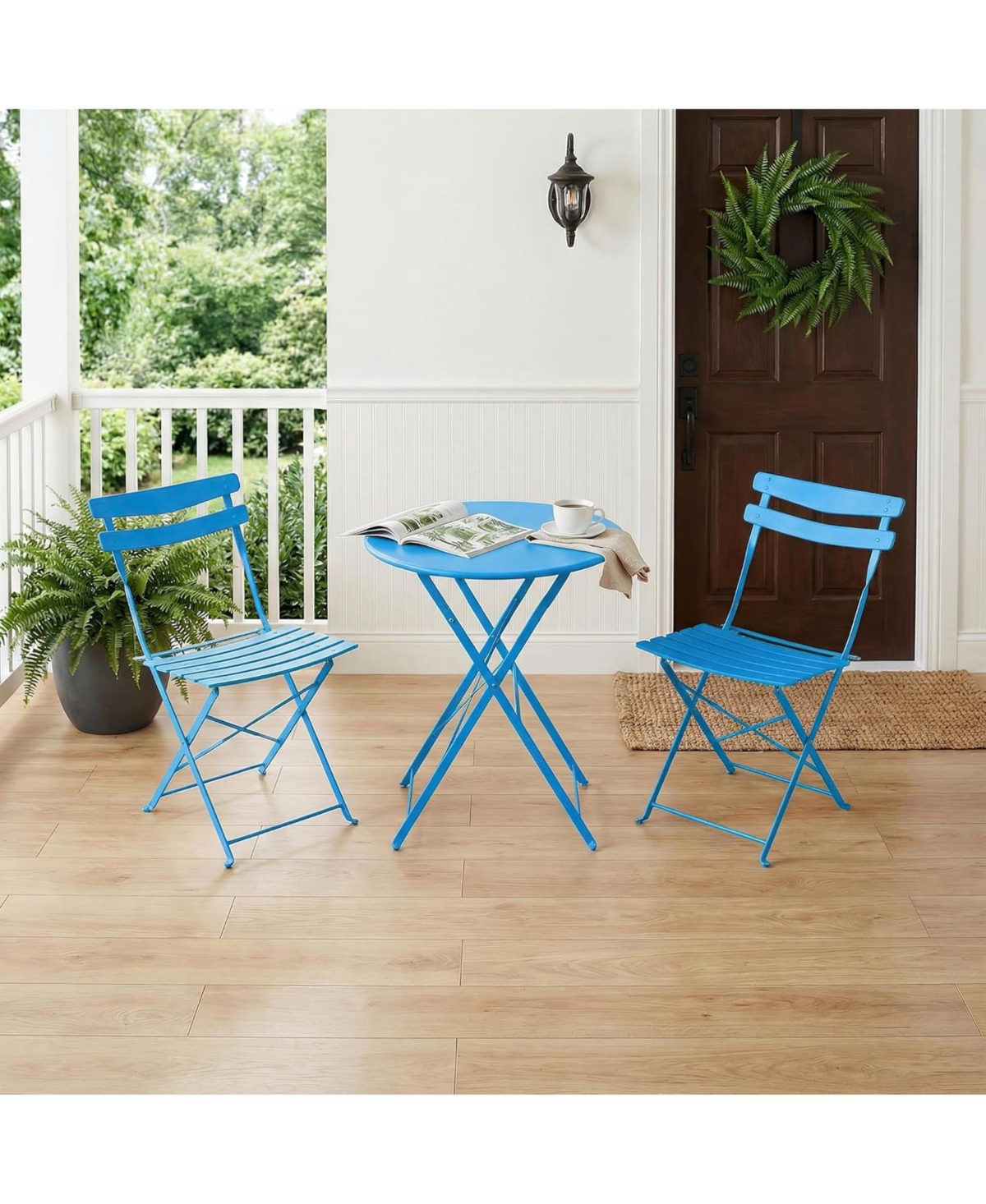 Click here for GarveeLife 3-Piece Folding Patio Bistro Set  Metal... prices