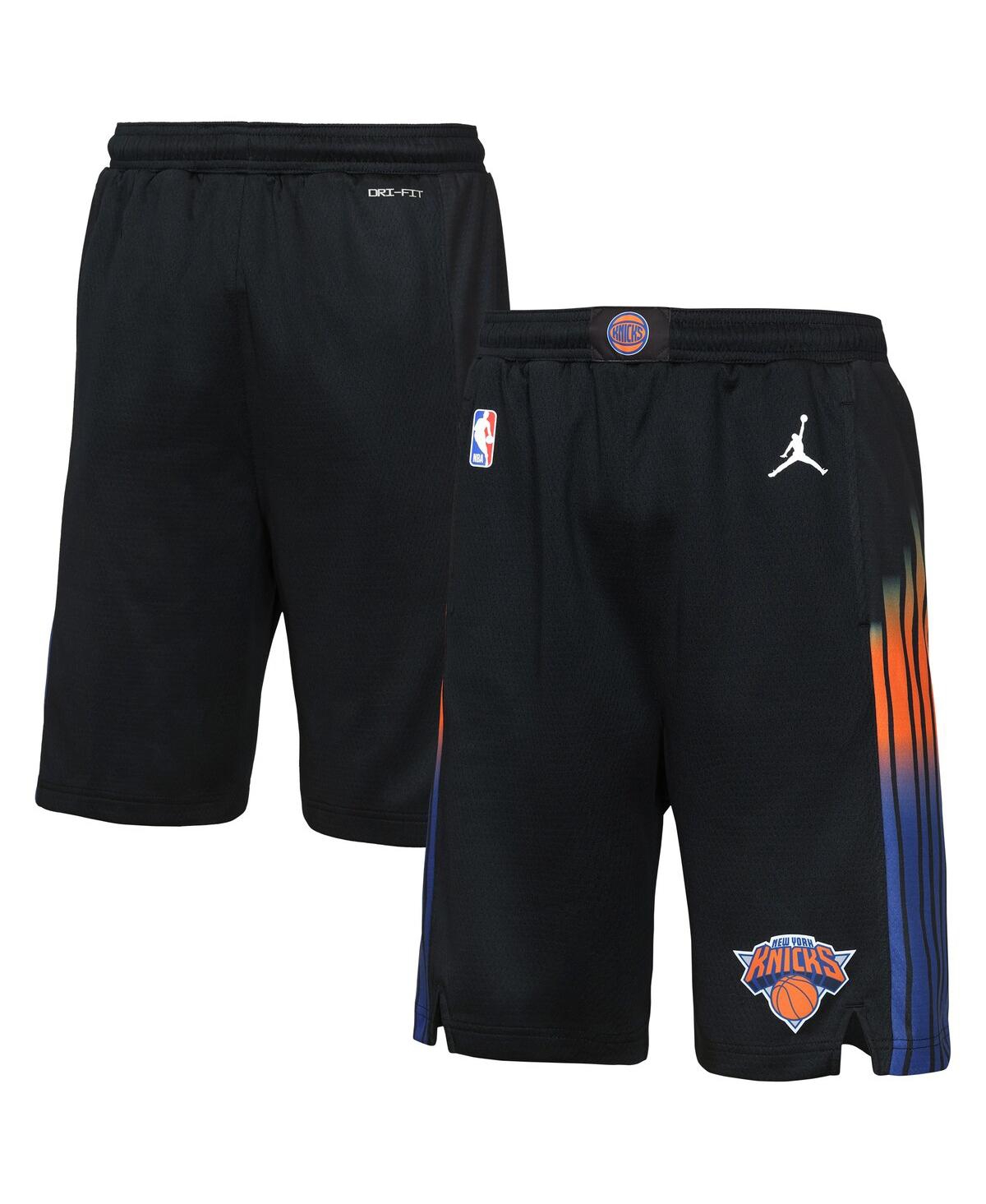 Click here for Jordan Big Boys and Girls Black New York Knicks Au... prices