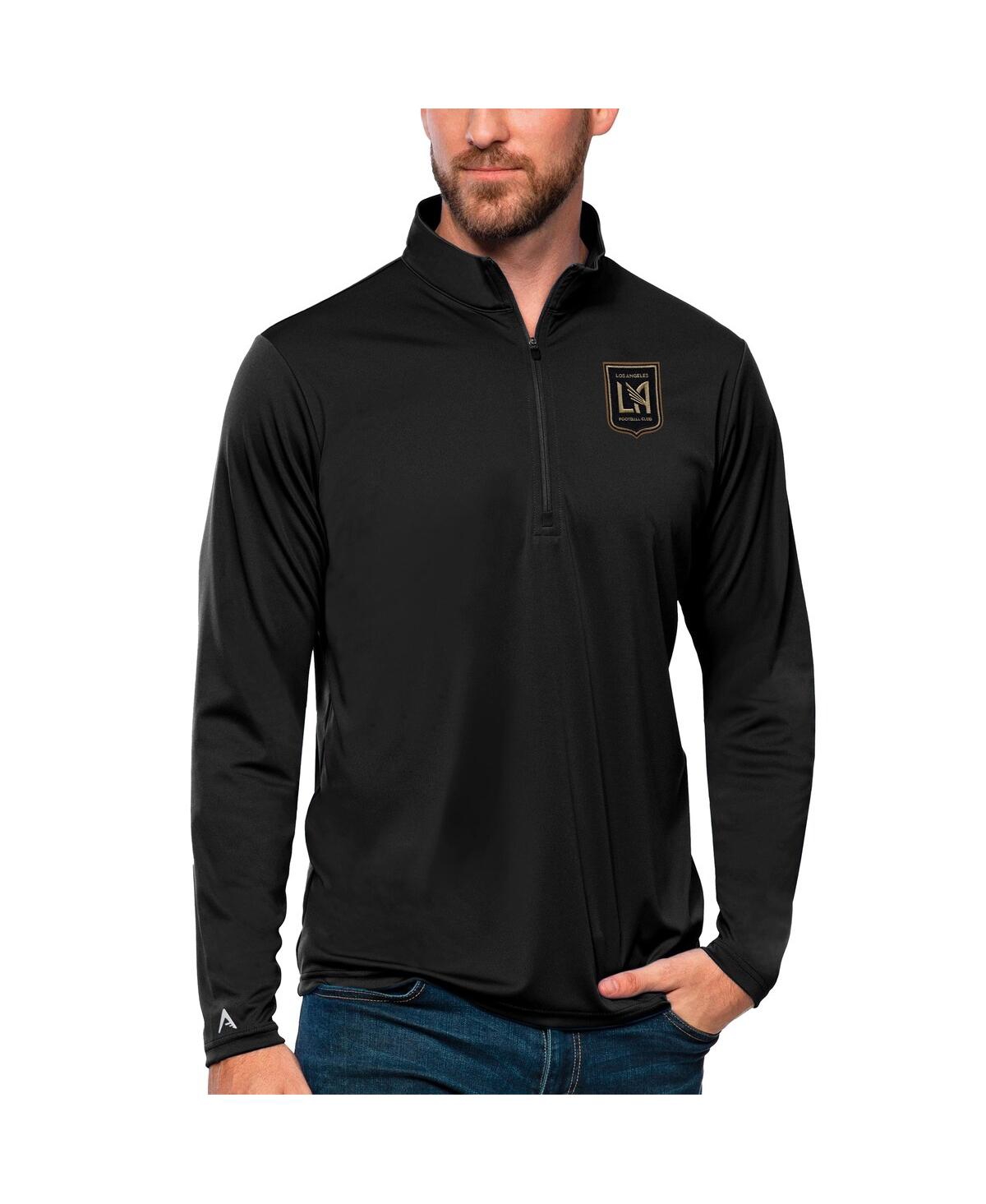 Click here for Antigua Mens Black Lafc Tribute Quarter-Zip Pullov... prices