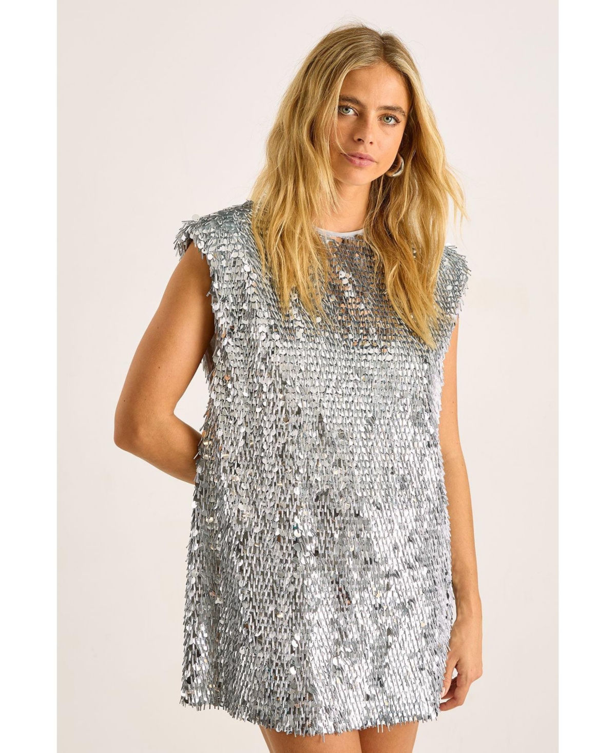 Click here for Nasty Gal Womens Disc Tassel High Neck Mini Dress... prices