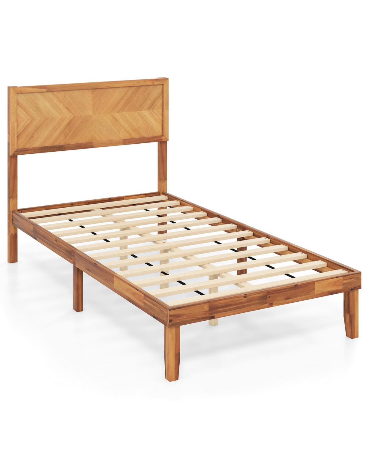 Click here for Sugift Twin Size Bed Frame with Headboard and Stor... prices