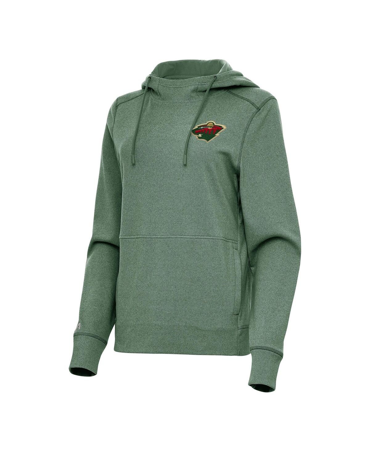 Click here for Antigua Womens Heather Green Minnesota Wild Justic... prices