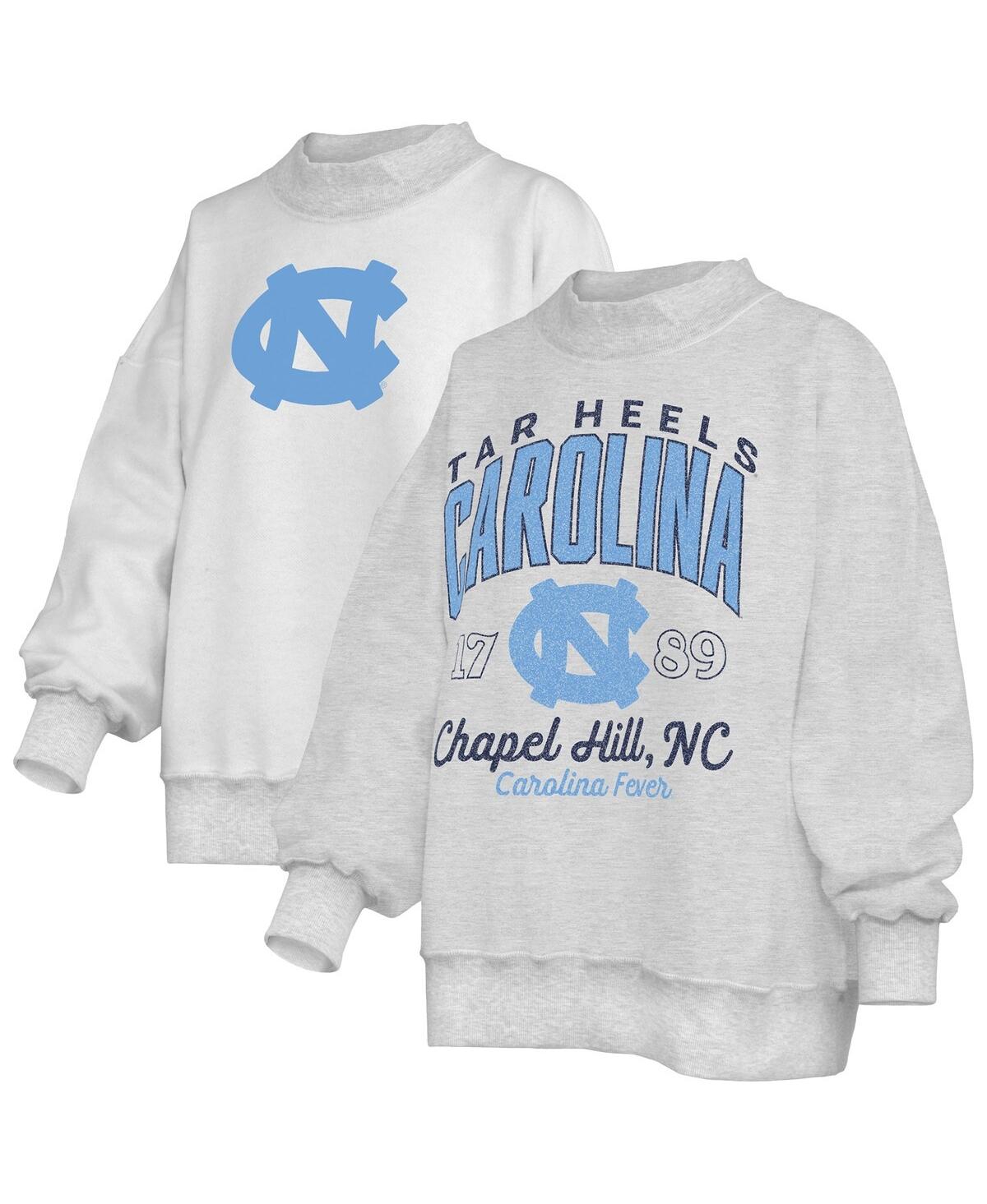 Click here for Pressbox Womens Heather Gray North Carolina Tar He... prices