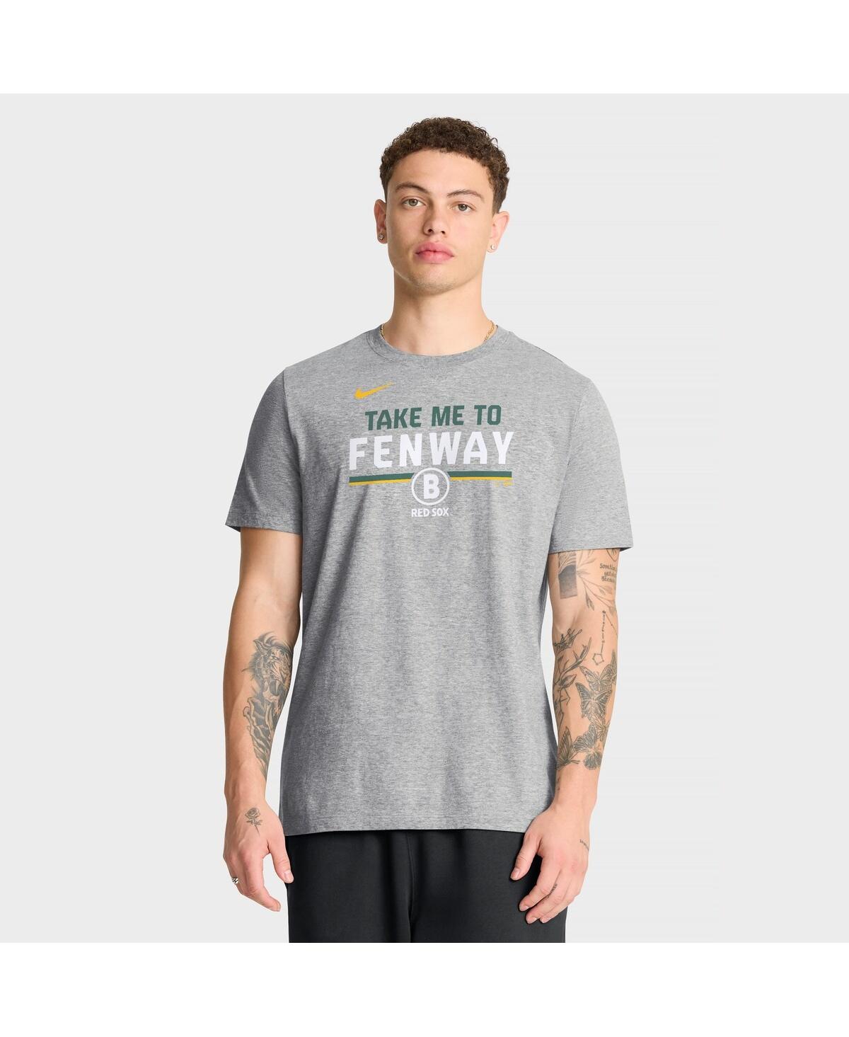 Click here for Nike Mens Heather Gray Boston Red Sox City Connect... prices