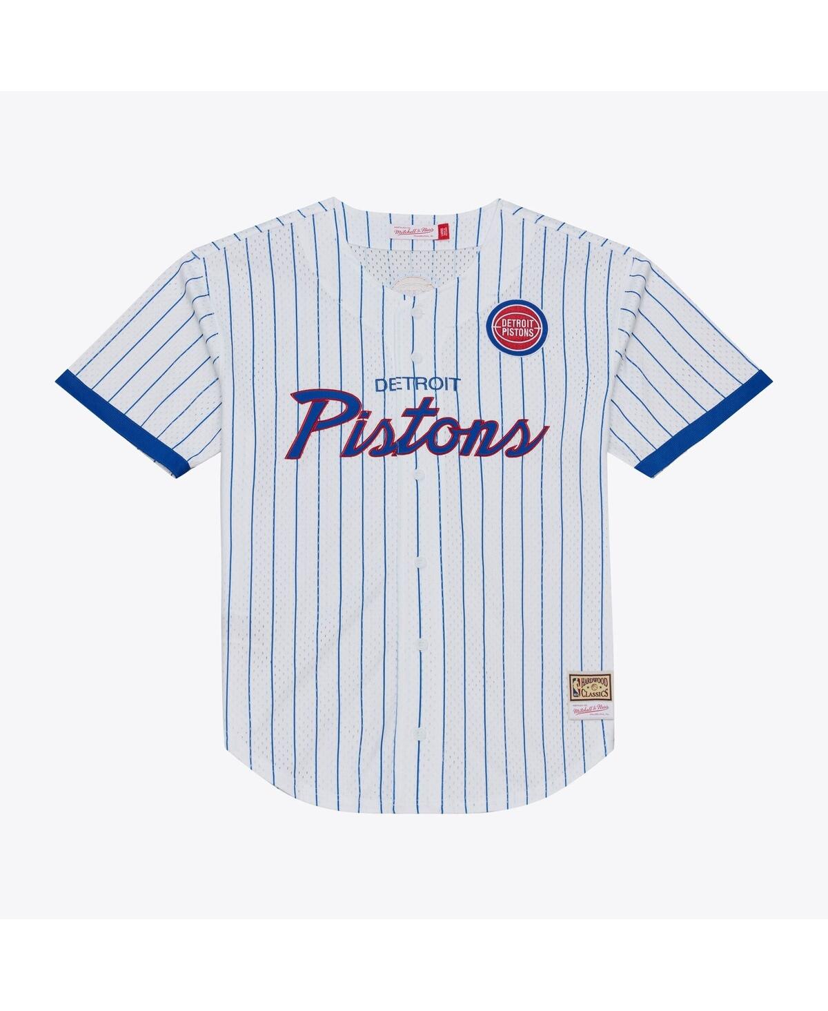 Click here for Mitchell & Ness Mens White Detroit Pistons Head Co... prices
