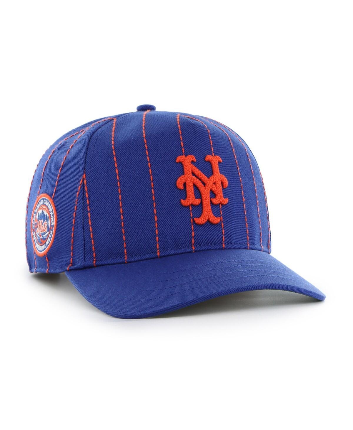 Click here for 47 Brand Mens x Rawlings Royal New York Mets Pinst... prices