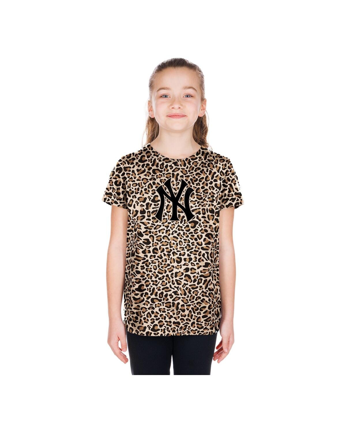 Click here for New Era Big Girls Brown New York Yankees Leopard T... prices