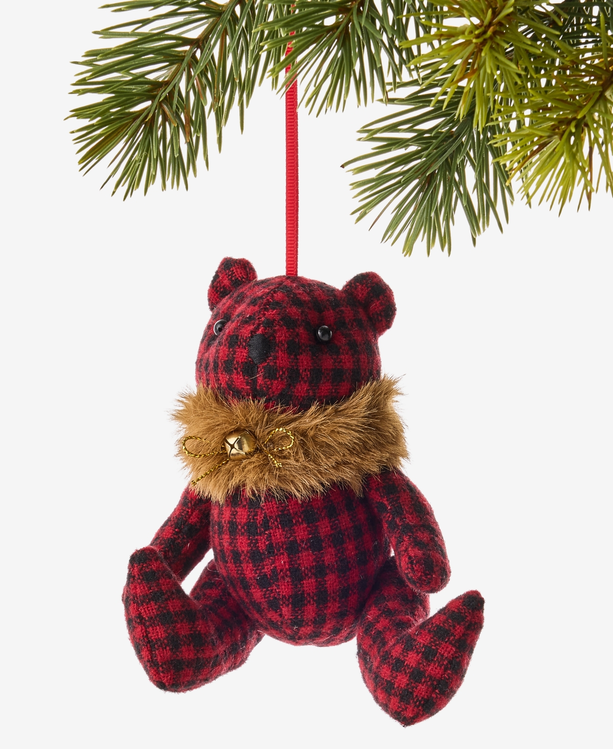 Click here for Holiday Lane Cozy Cabin Plaid Bear Ornament  Macys... prices