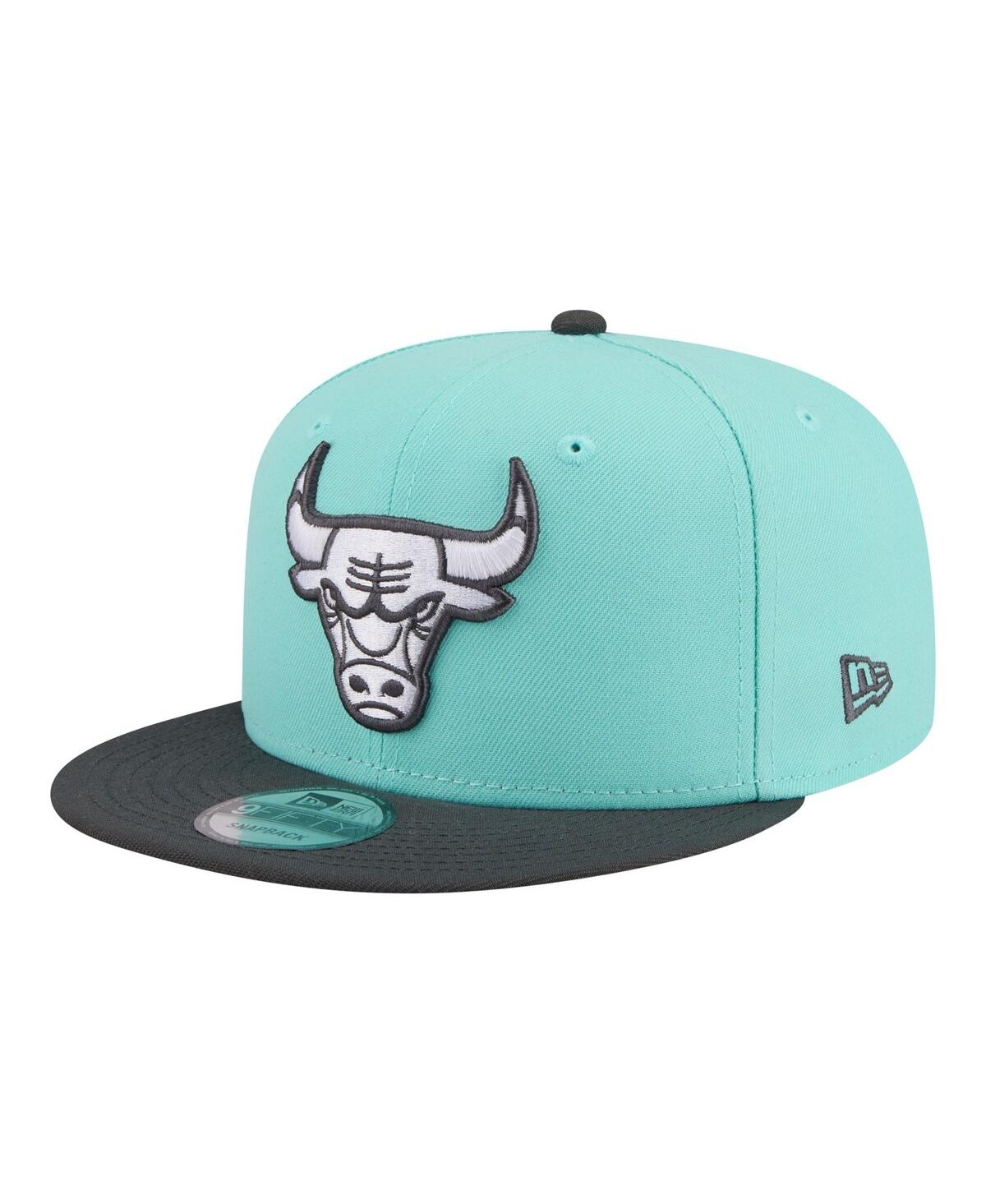 Click here for New Era Mens Turquoise/Charcoal Chicago Bulls Colo... prices