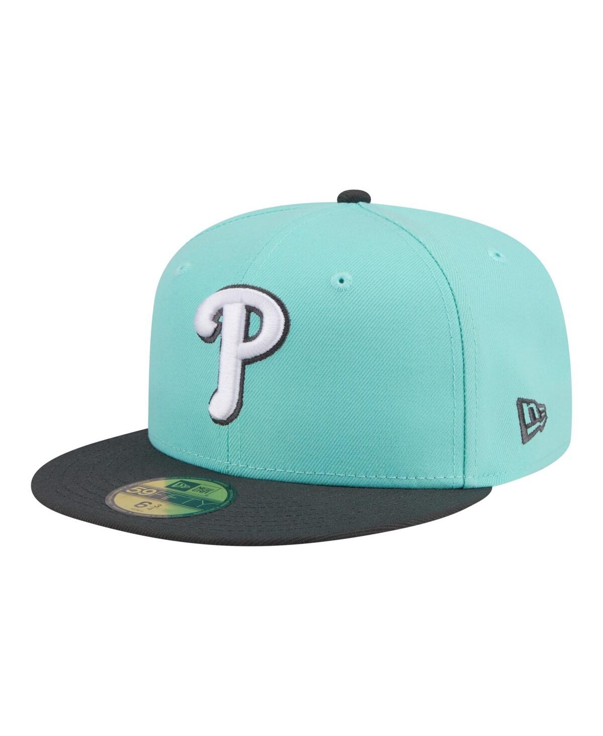 Click here for New Era Mens Turquoise/Charcoal Philadelphia Phill... prices