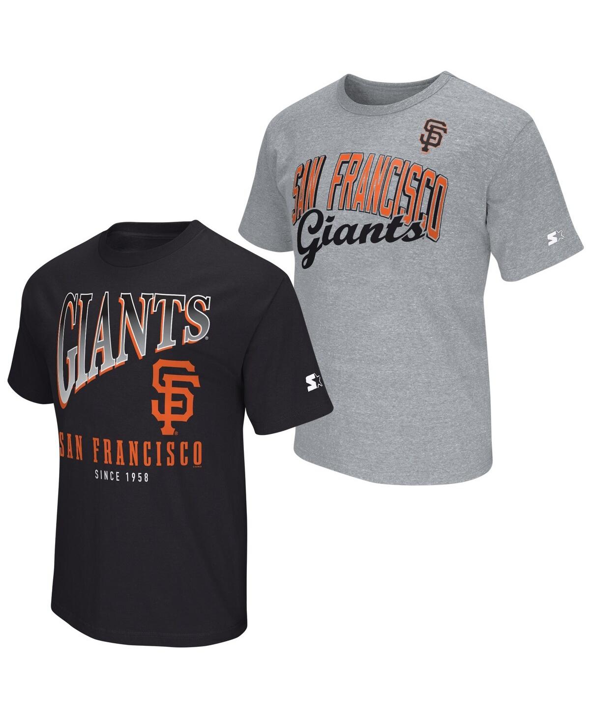 Click here for Starter Mens Black/Heather Gray San Francisco Gian... prices