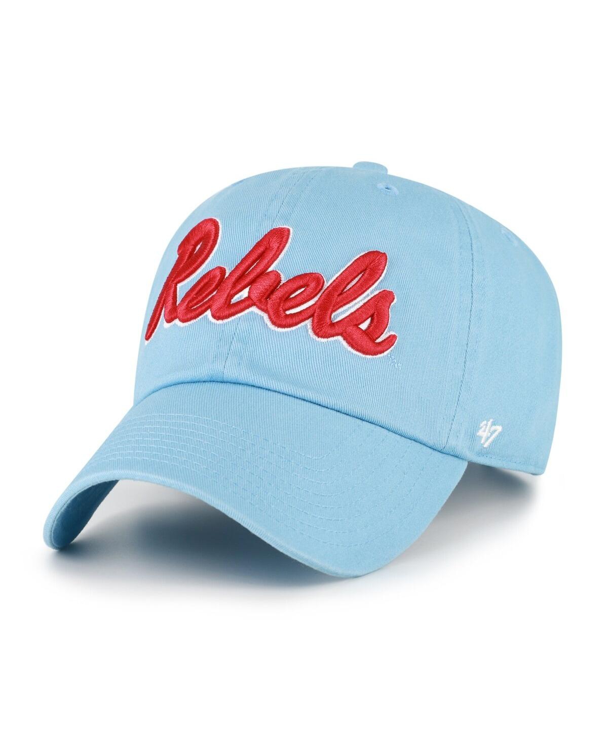 Click here for 47 Brand Mens Light Blue Ole Miss Rebels Clean Up... prices