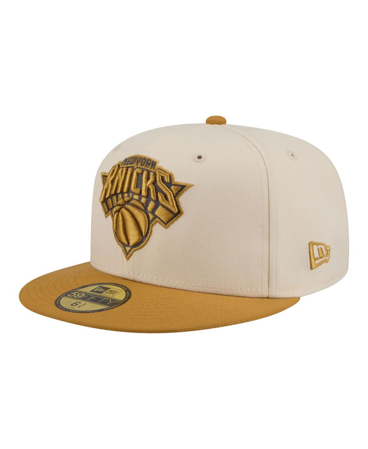 Click here for New Era Mens Cream/Tan New York Knicks Two-Tone Co... prices