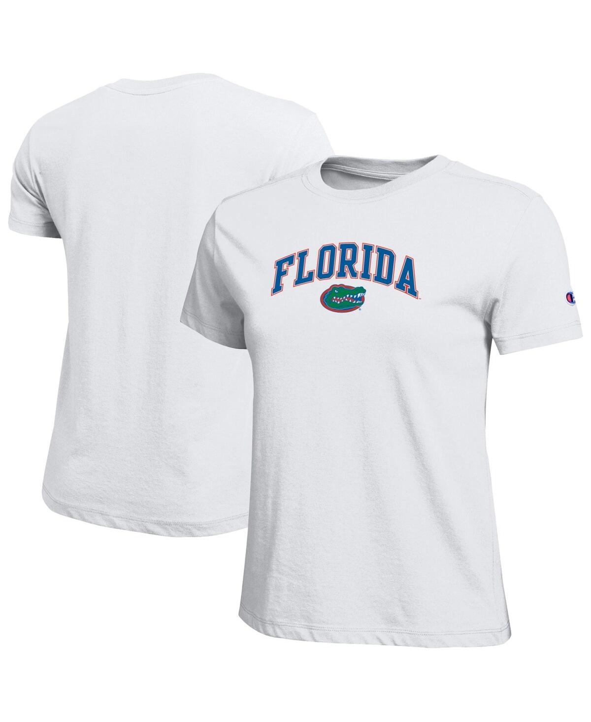 Click here for Champion Womens White Florida Gators Arched Over L... prices