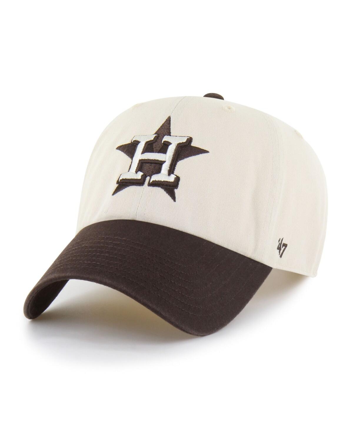 Click here for 47 Brand Mens Natural/Brown Houston Astros Two-Ton... prices