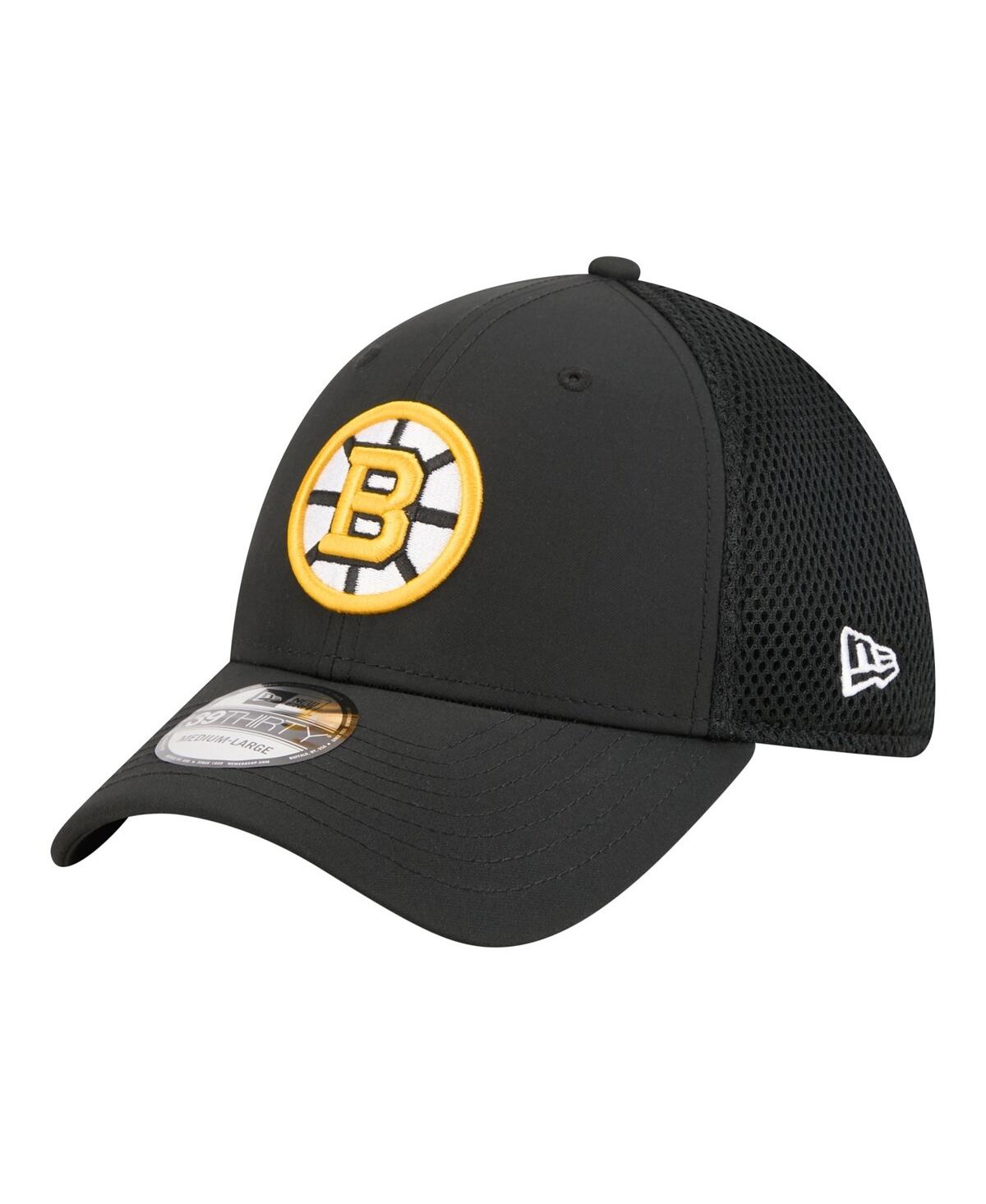 Click here for New Era Mens Black Boston Bruins Logo 39THIRTY Fle... prices