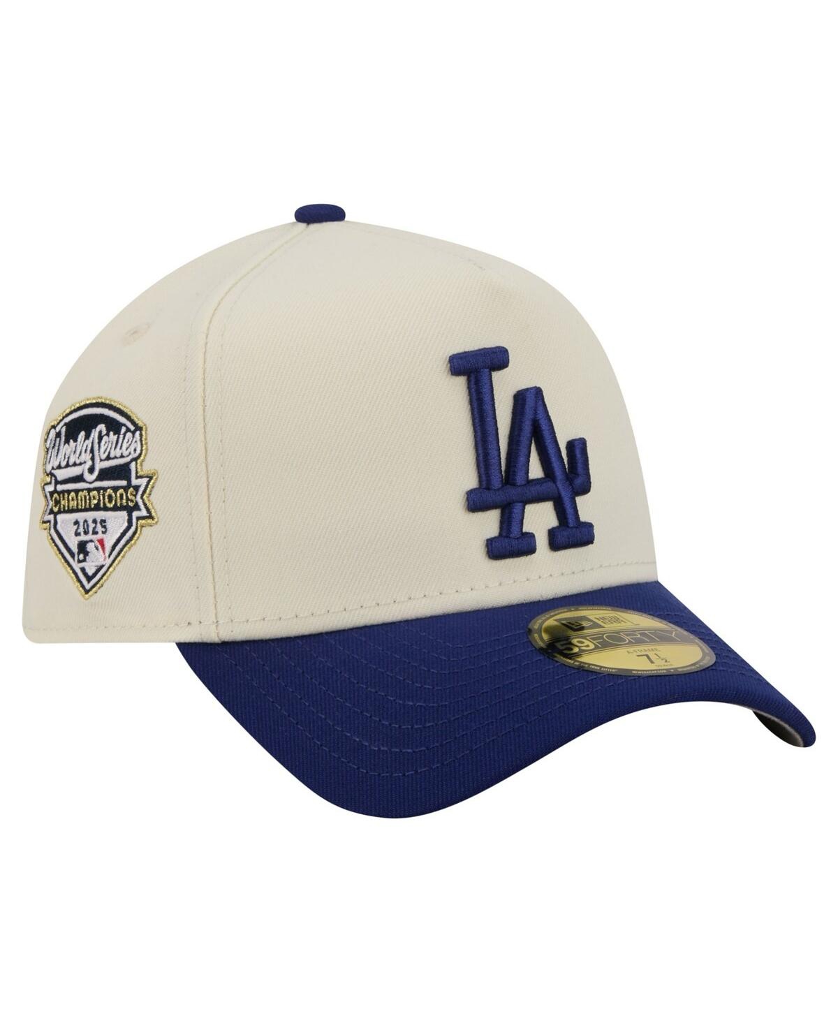 Click here for New Era Mens Cream/Royal Los Angeles Dodgers Chrom... prices