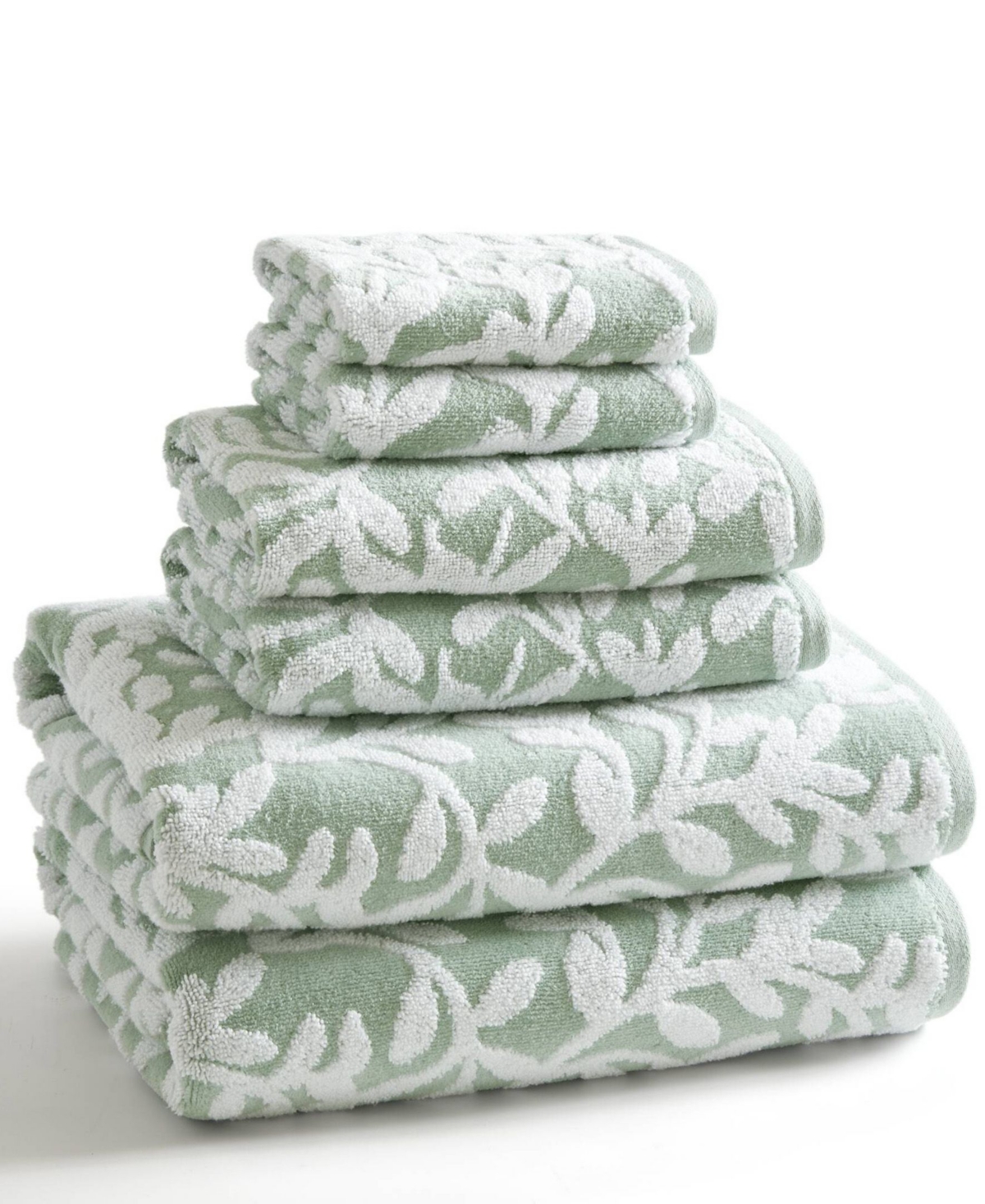 Click here for Madison Park Skyler Cotton 6-Pc. Bath Towel Set -... prices