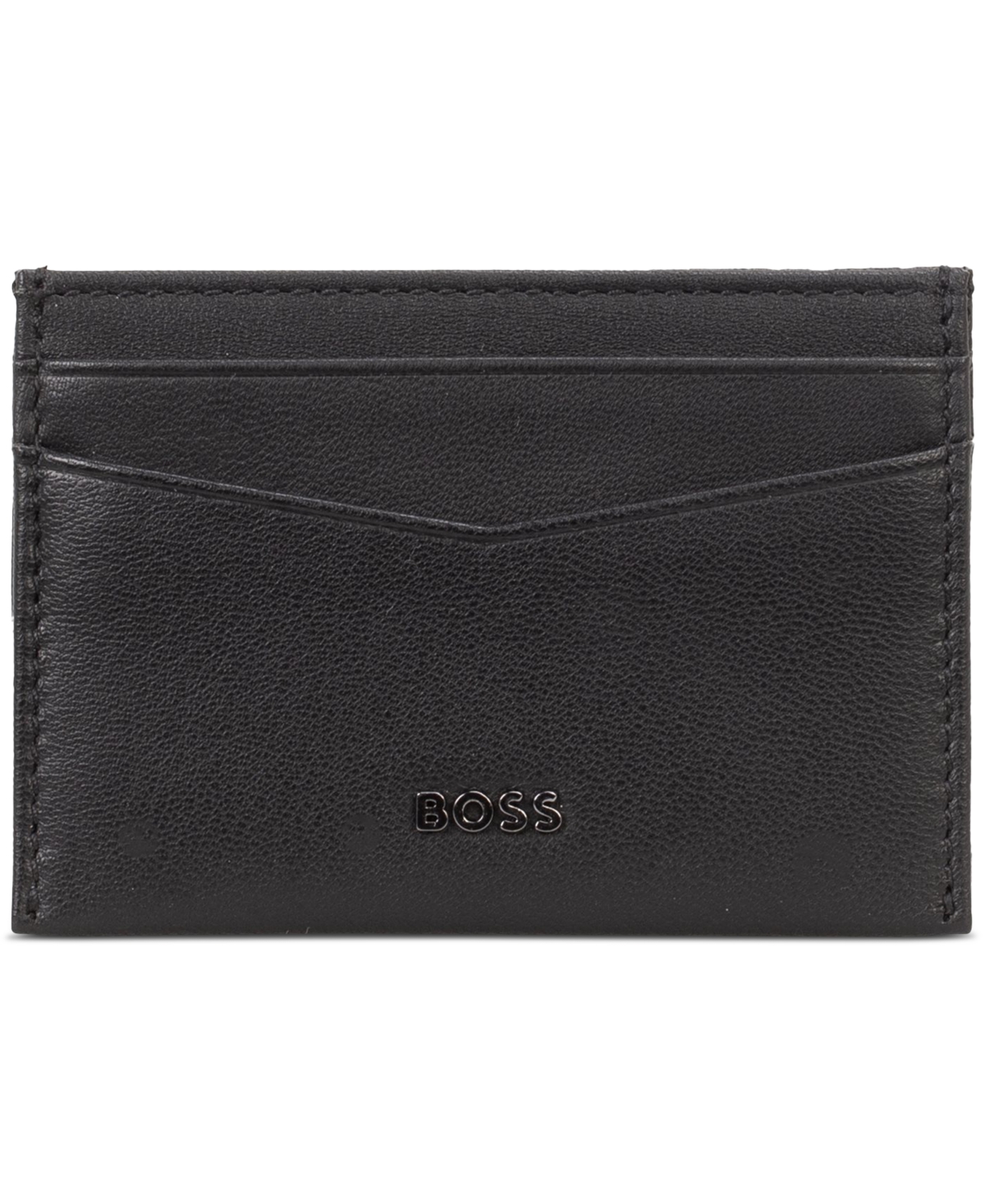 Click here for Hugo Boss Mens Open Face Leather Wallet - Black prices