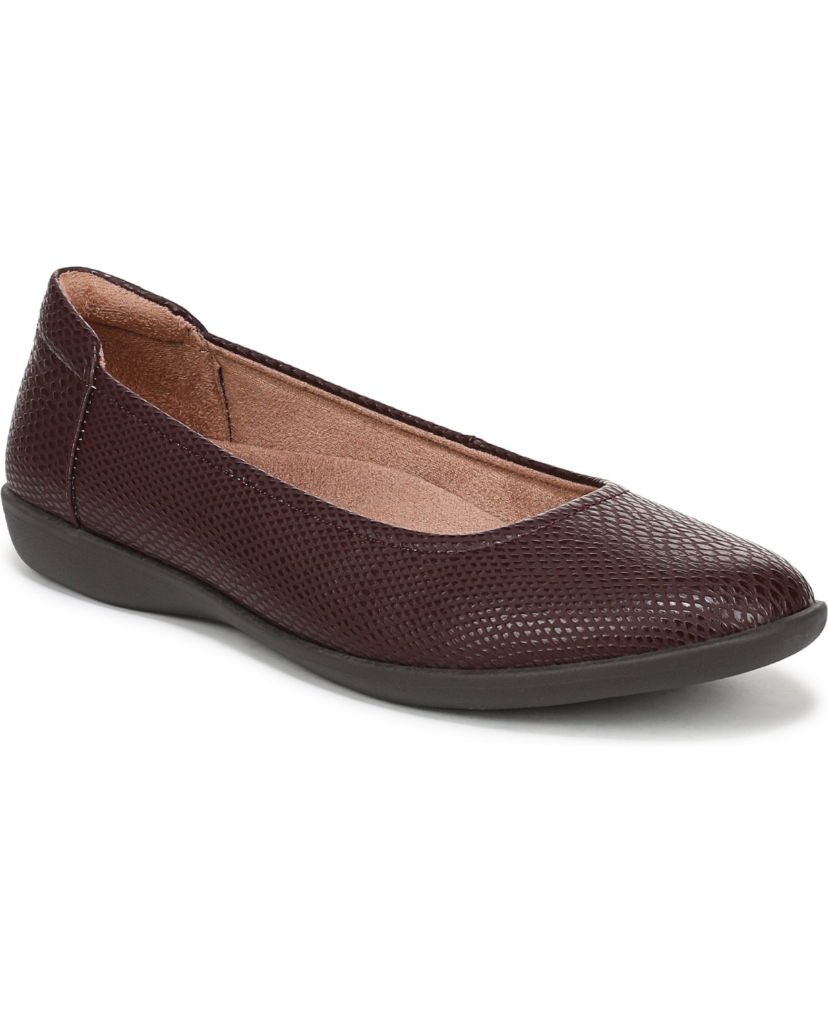 Click here for Naturalizer Flexy Slip On Ballet Flats - Merlot Re... prices
