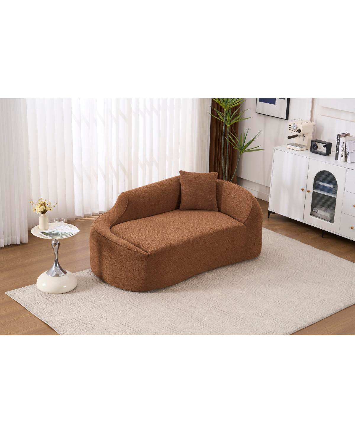 Click here for Streamdale Furniture Caramel Compression Chaise Lo... prices