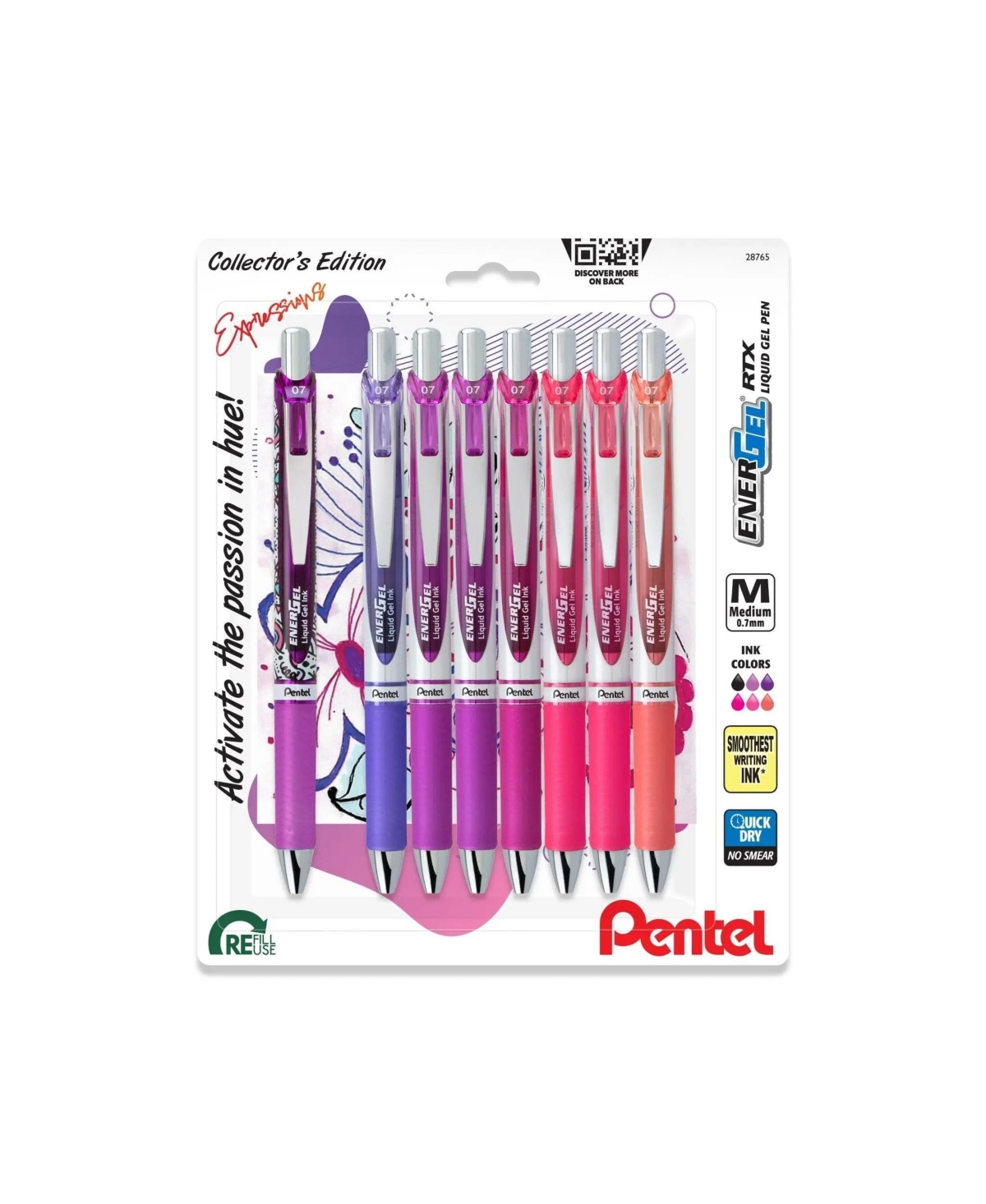 Click here for Pentel EnerGel Expressions .7mm Medium Passion Mix... prices