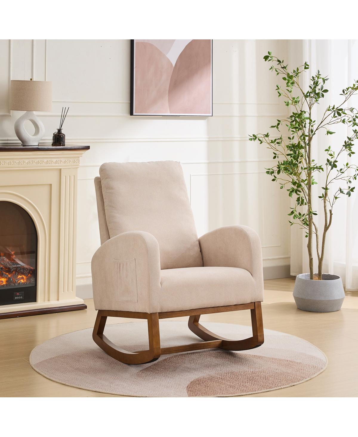 Click here for Streamdale Furniture Beige 27.2W Rocking Chair for... prices