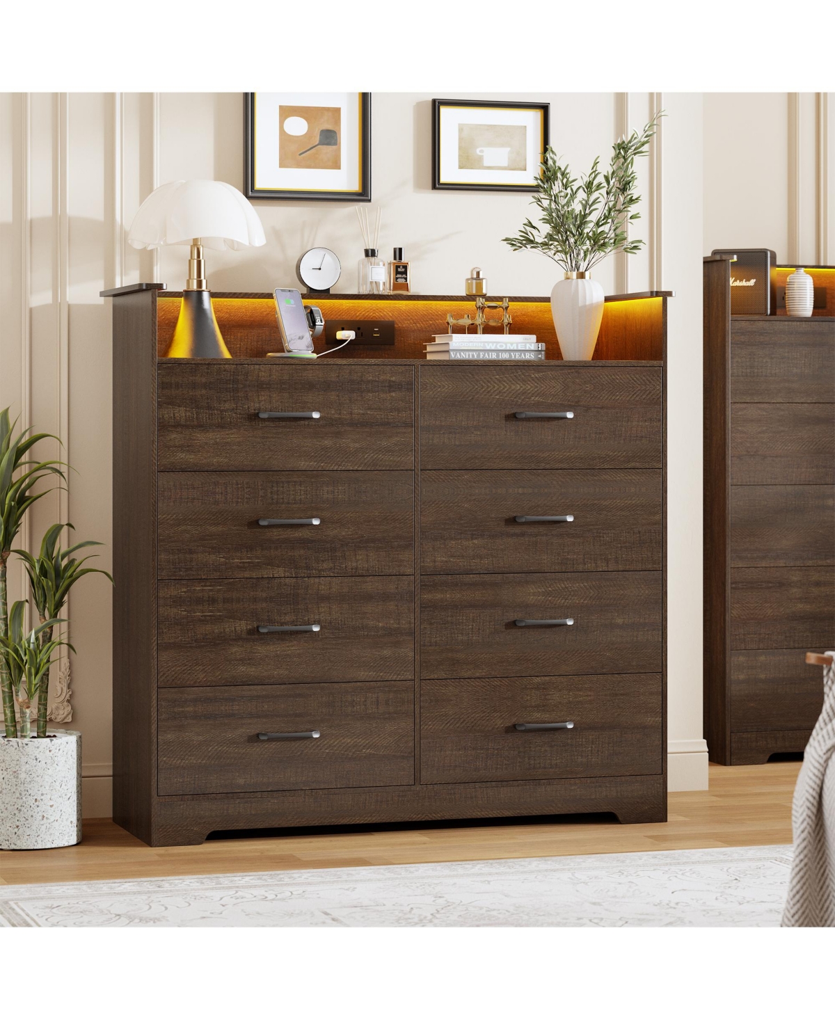 Click here for gaomon 8-Drawer Wooden Dresser  Modern Closet Stor... prices