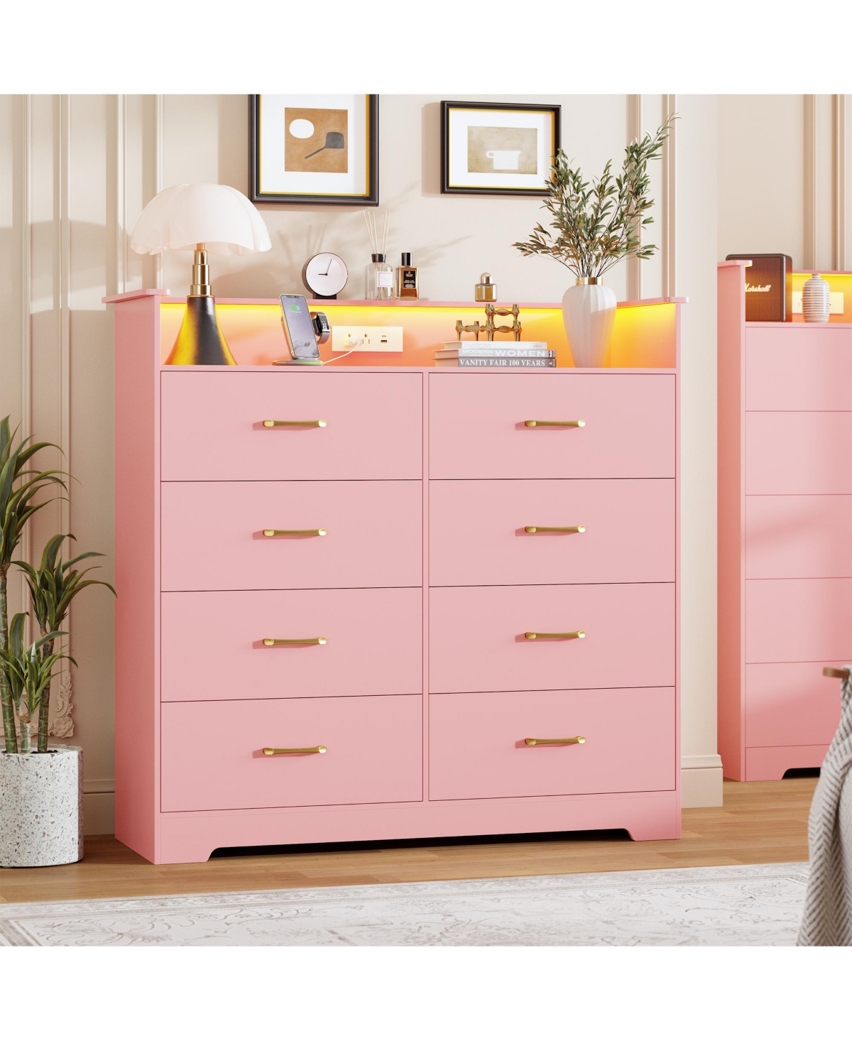 Click here for gaomon 8-Drawer Wooden Dresser  Modern Closet Stor... prices