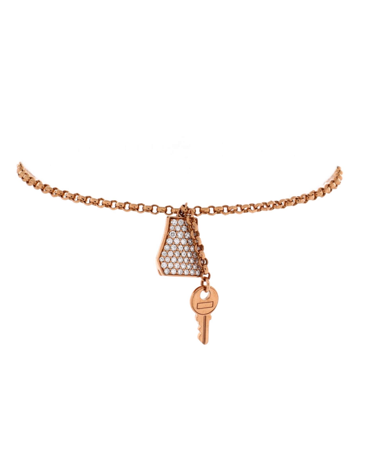 Click here for Pre-Owned Hermes Kelly Clochette Chain Bracelet -... prices