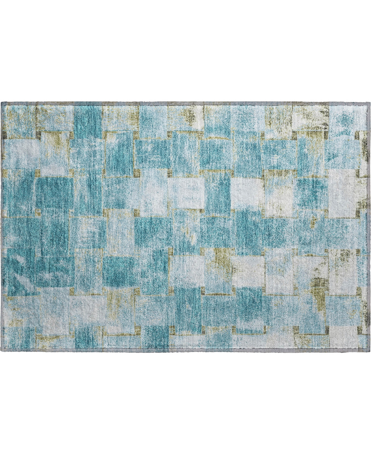 Click here for Addison Mayfield AMF1988 18x26 Area Rug - Teal prices